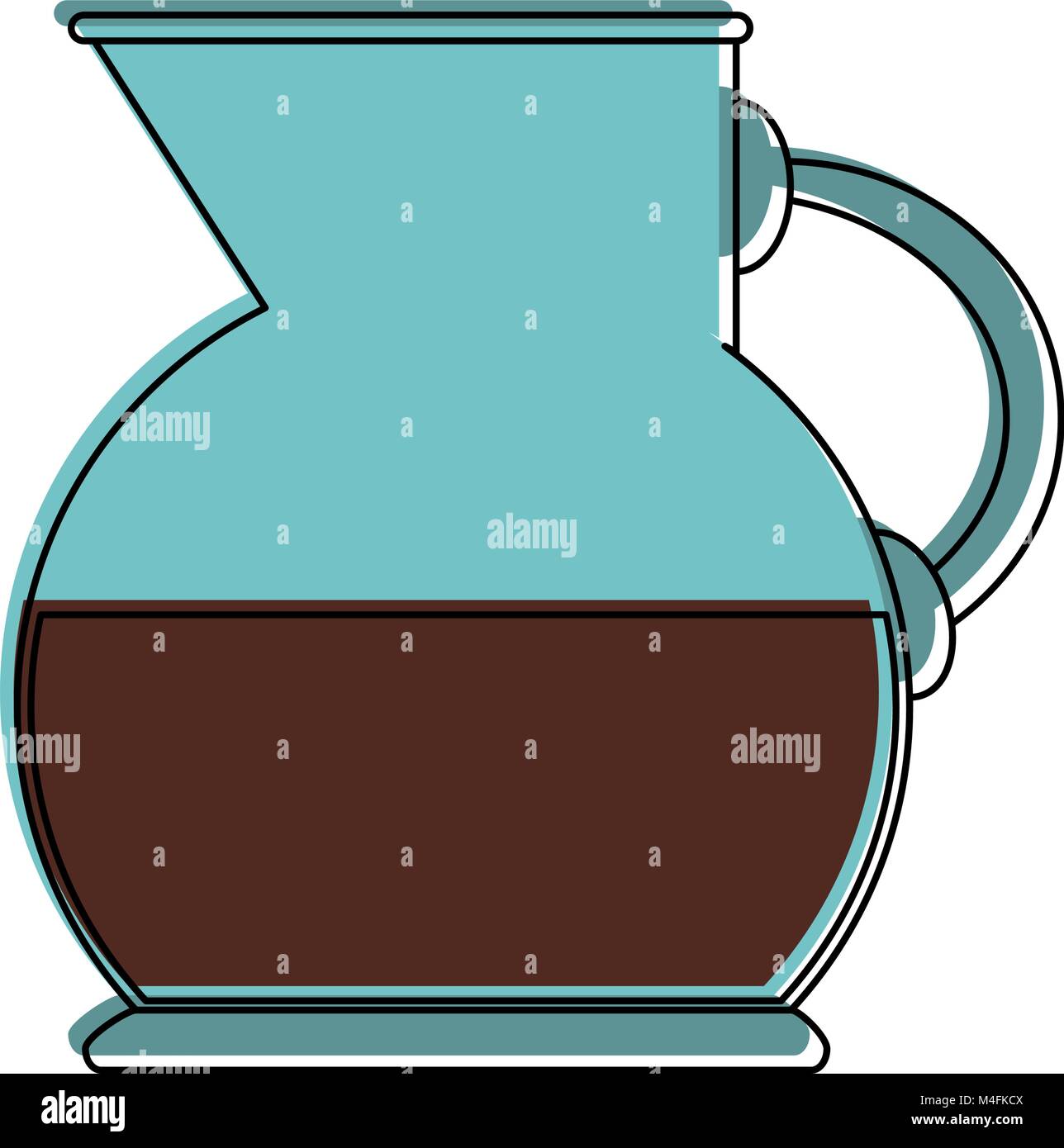 Coffee kettle symbol Stock Vector Image & Art - Alamy
