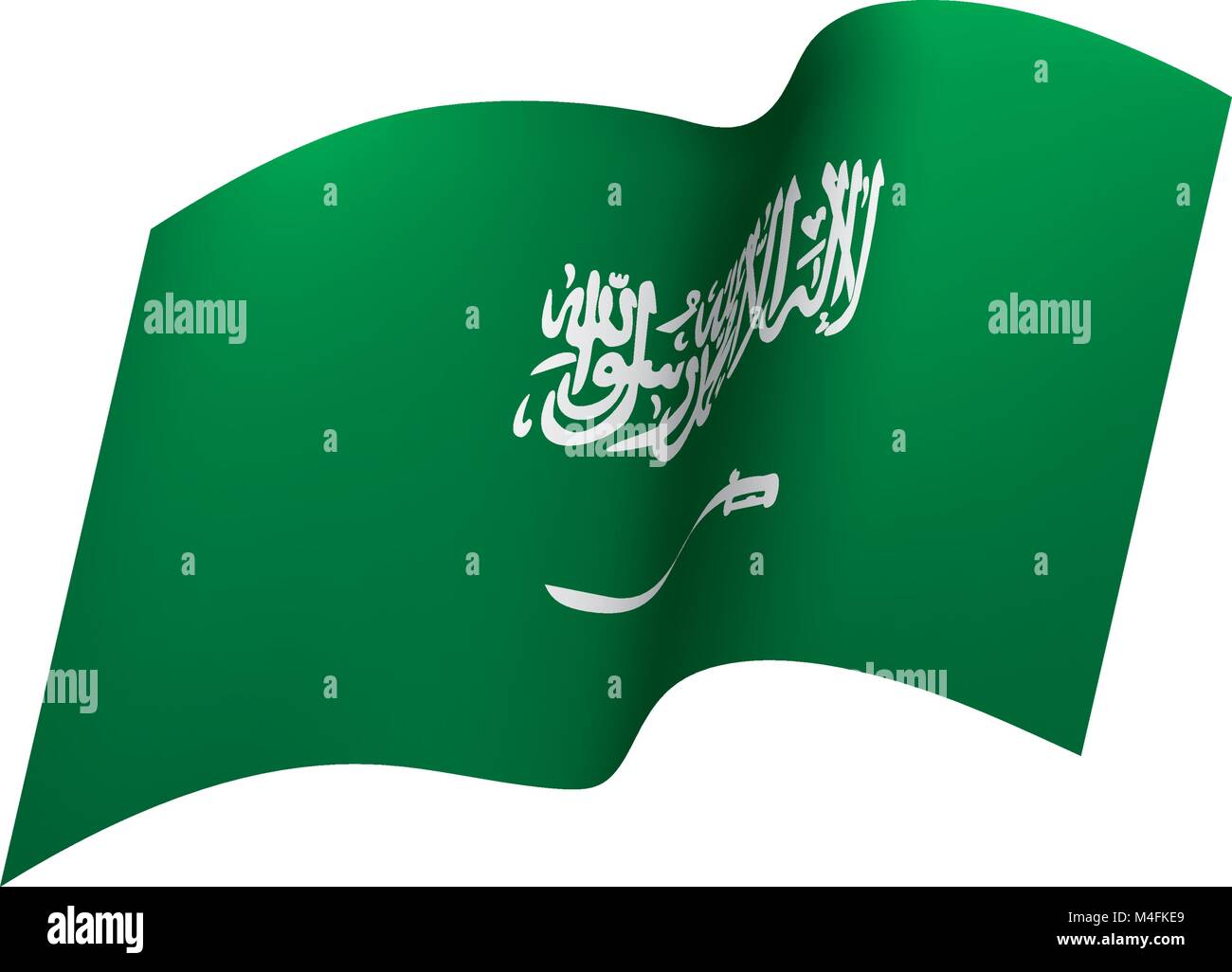 Saudi Arabia flag, vector illustration Stock Vector Image & Art - Alamy