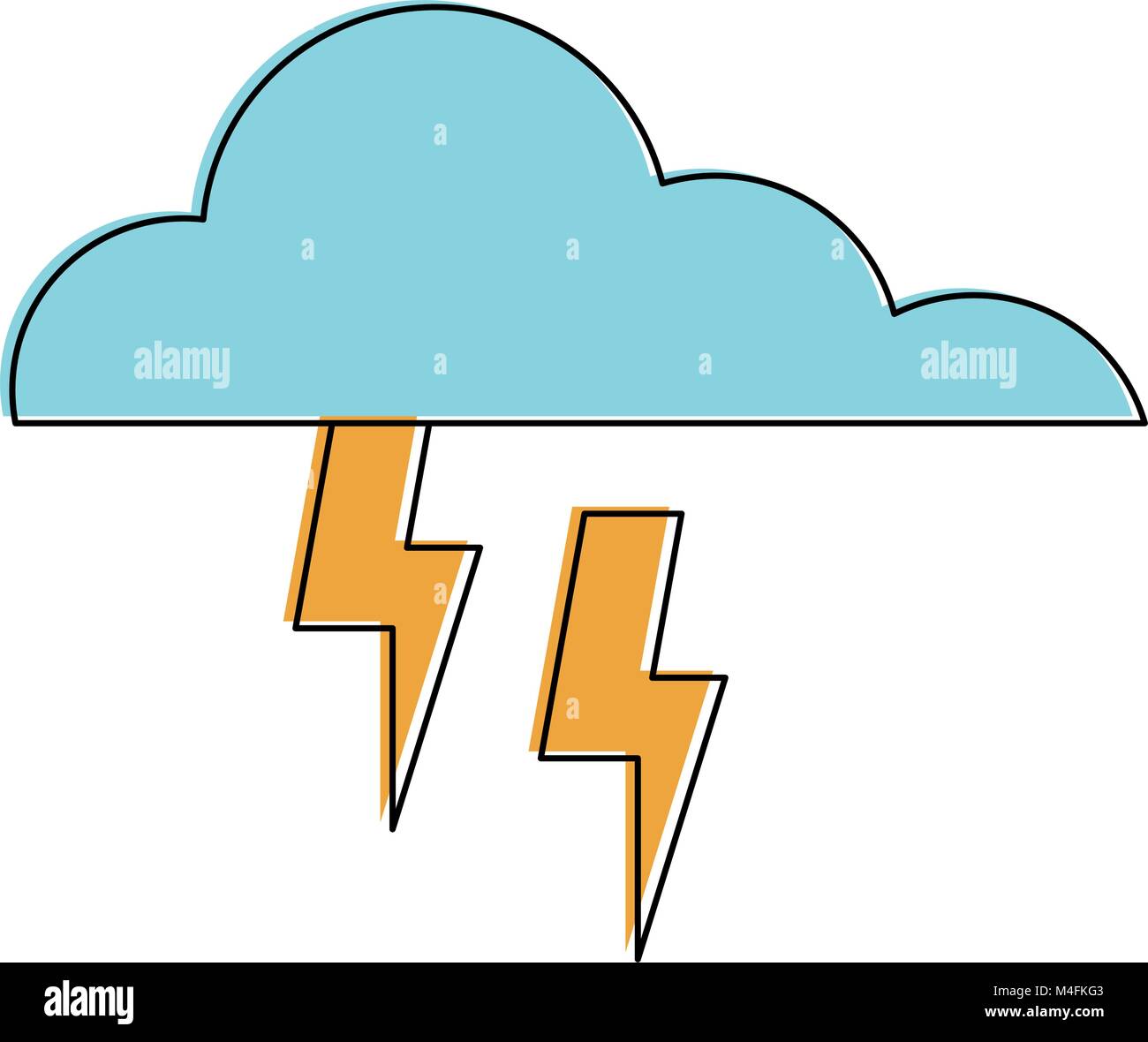 Rainy weather symbol Stock Vector Image & Art - Alamy