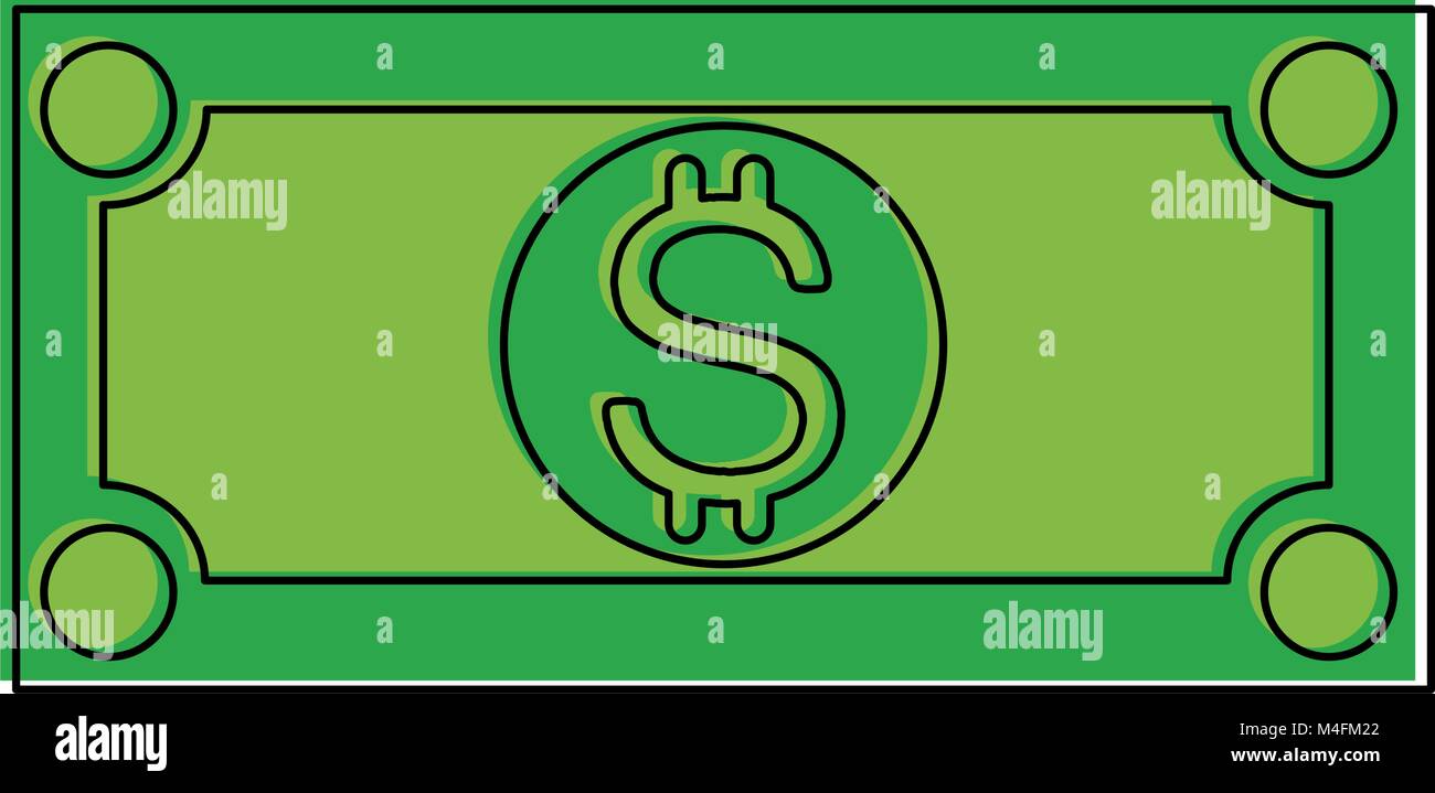 Money bill isolated Stock Vector Image & Art - Alamy