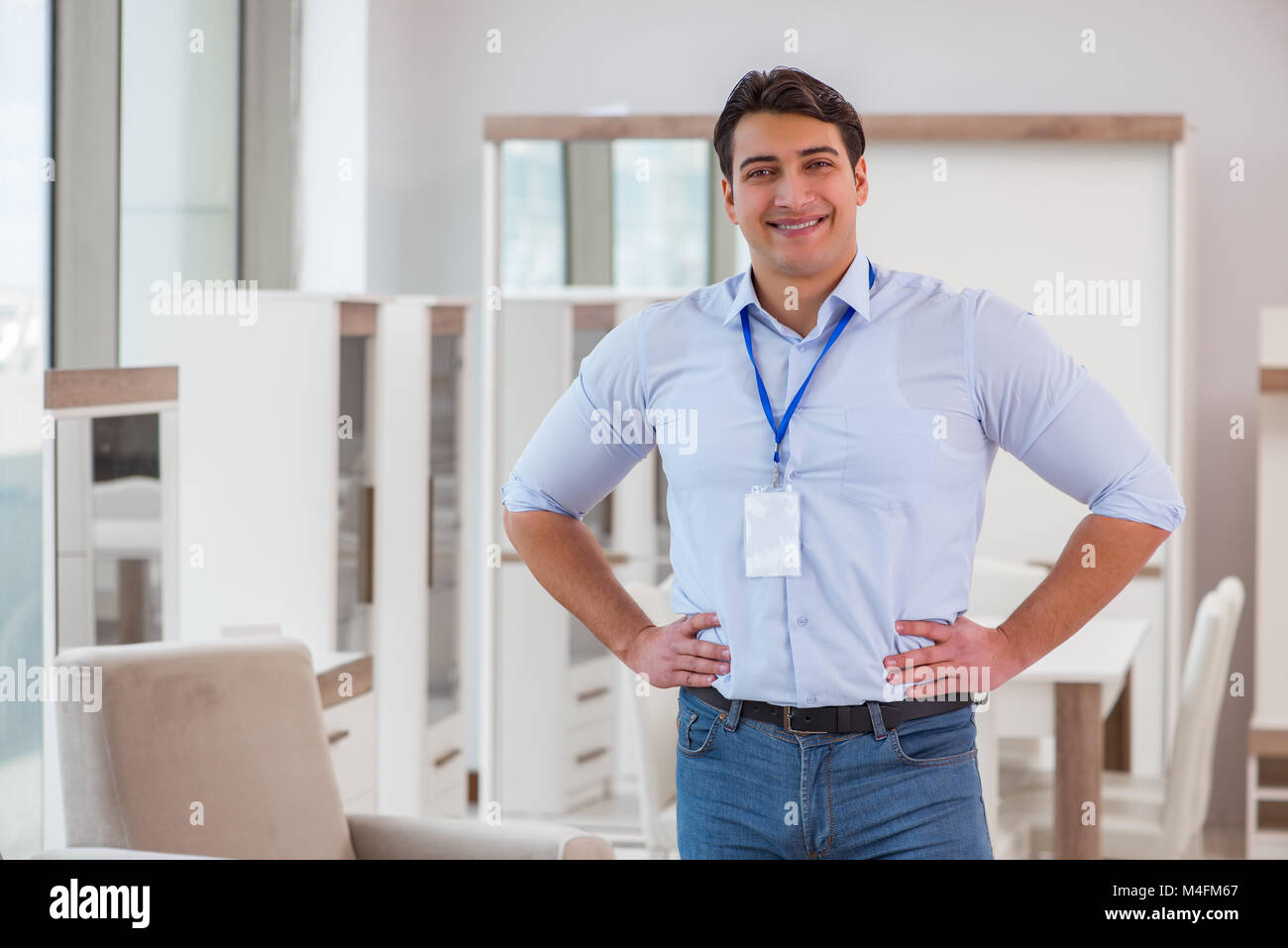 Furniture shop assistant hi-res stock photography and images - Alamy