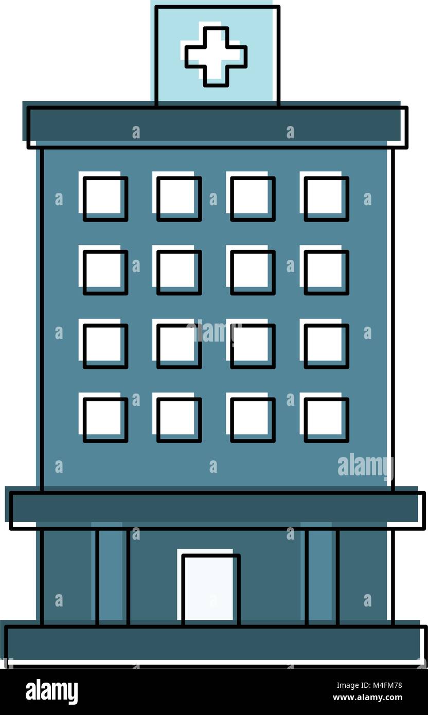 Hospital building symbol Stock Vector Image & Art - Alamy