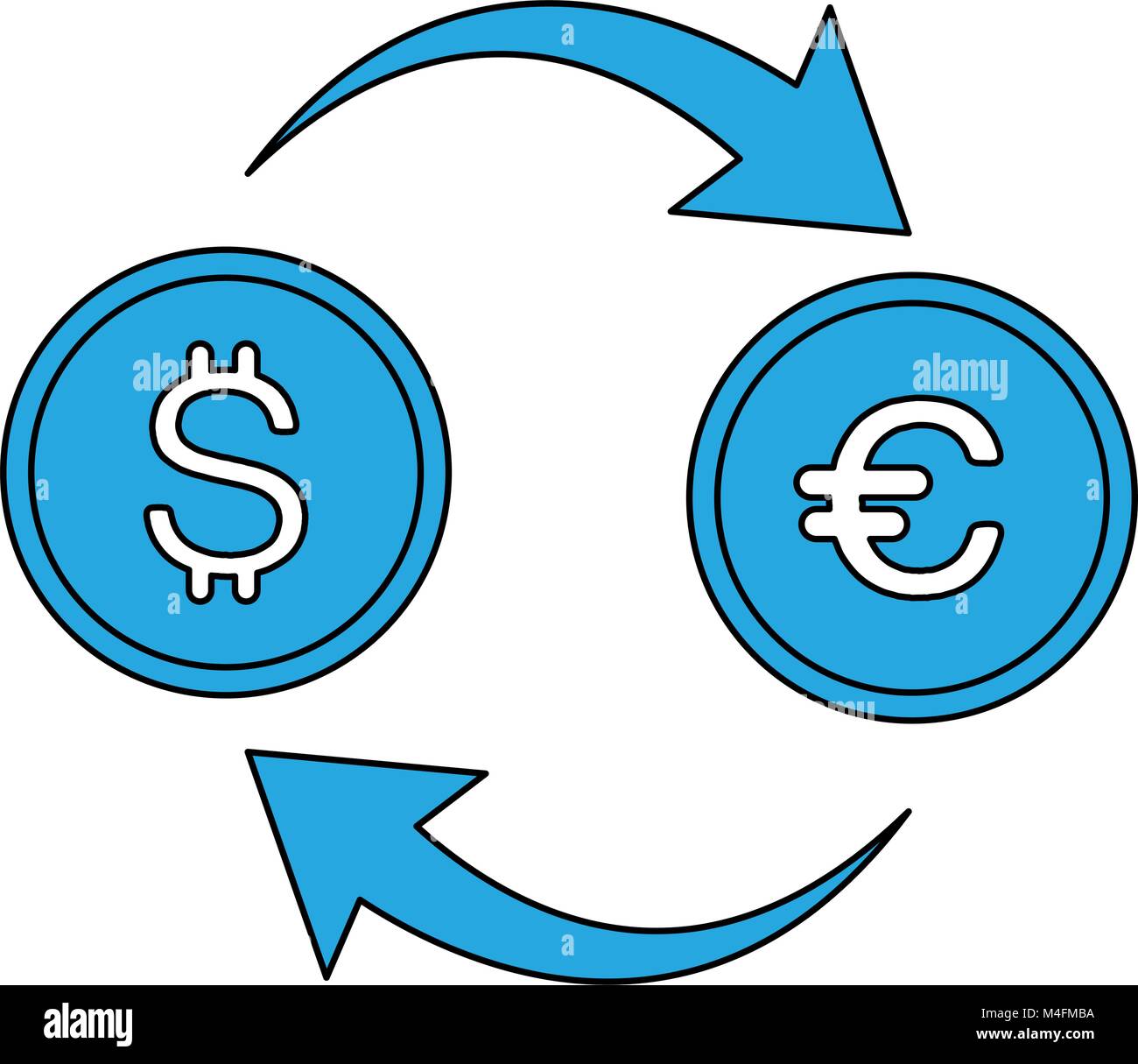 Currency exchange symbol Stock Vector Image & Art - Alamy