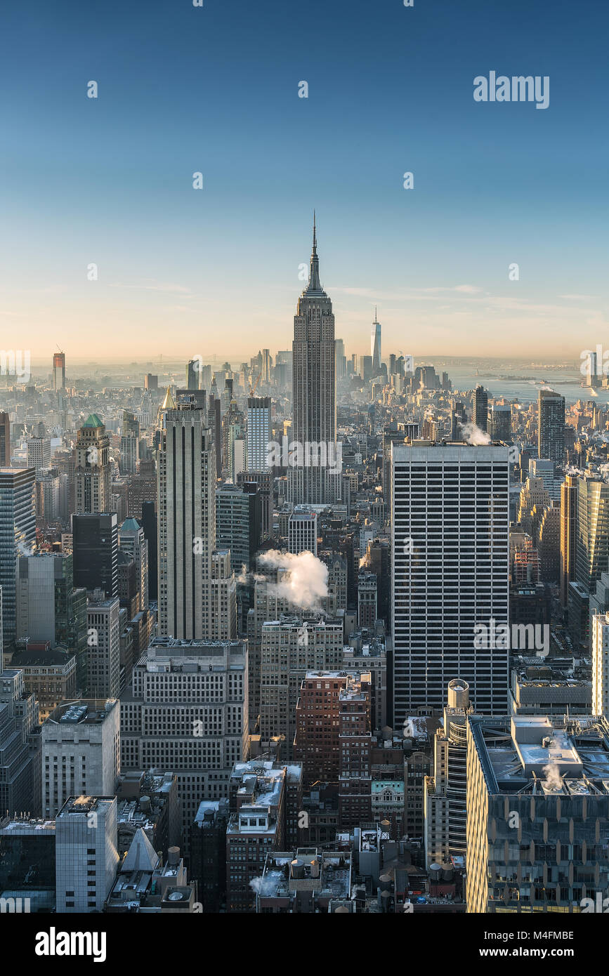 New york skyline seen from above Stock Photo - Alamy