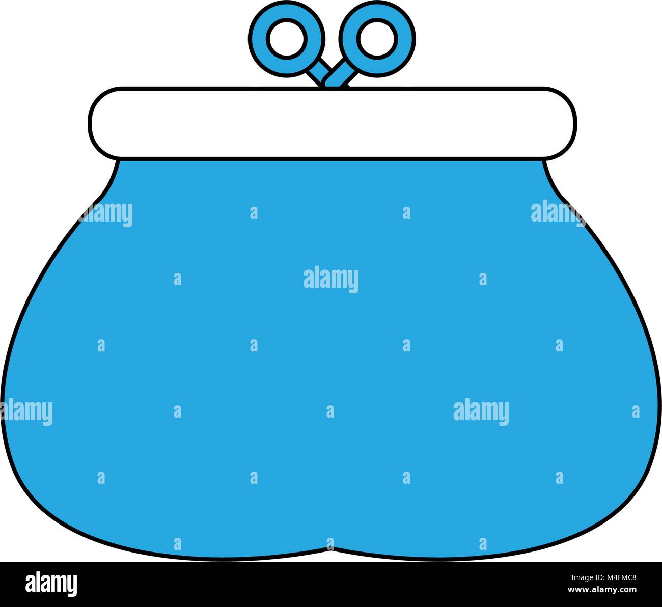 Empty coin purse Stock Vector Images - Alamy