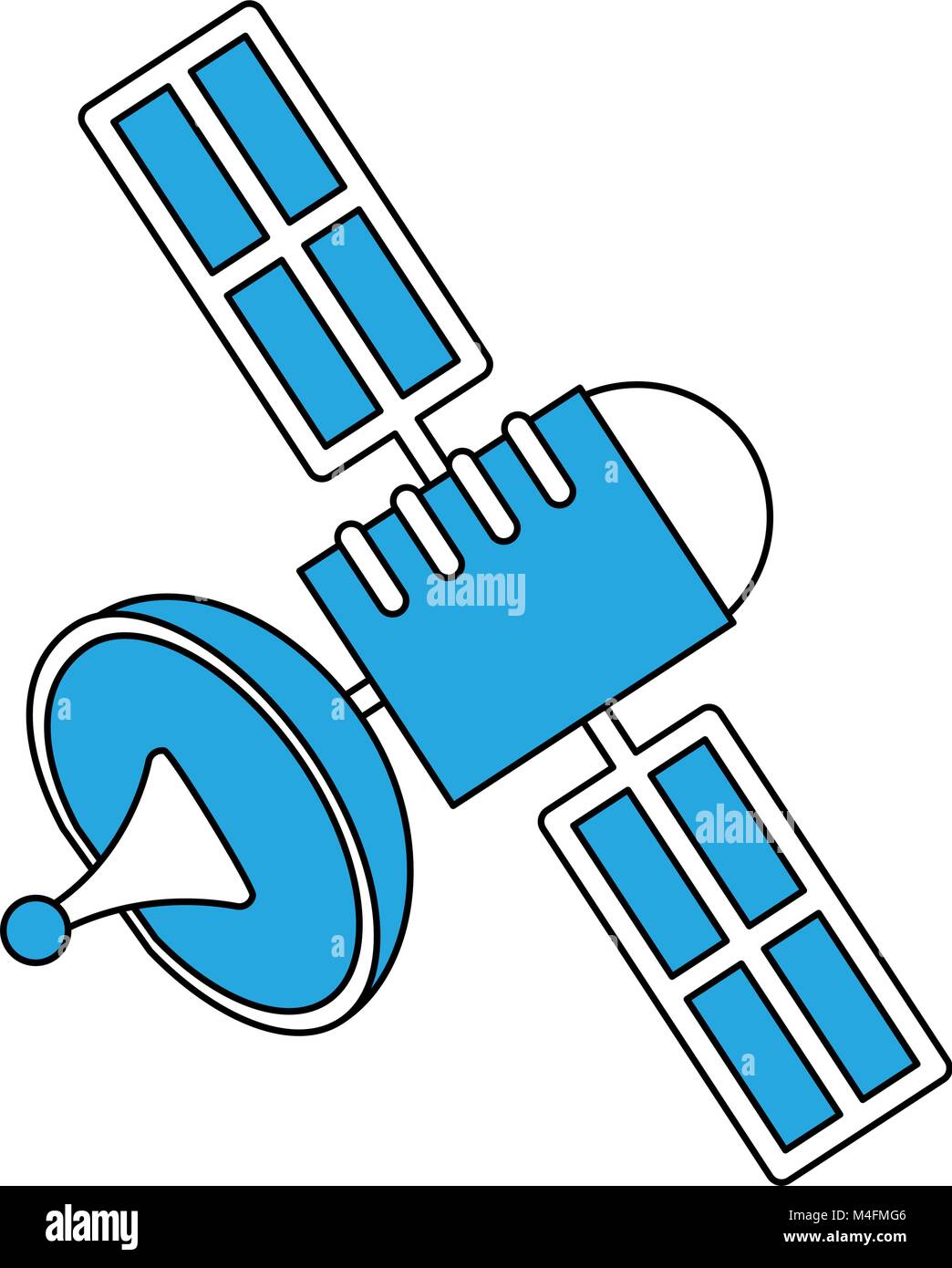 Telecommunication satellite symbol Stock Vector Image & Art - Alamy