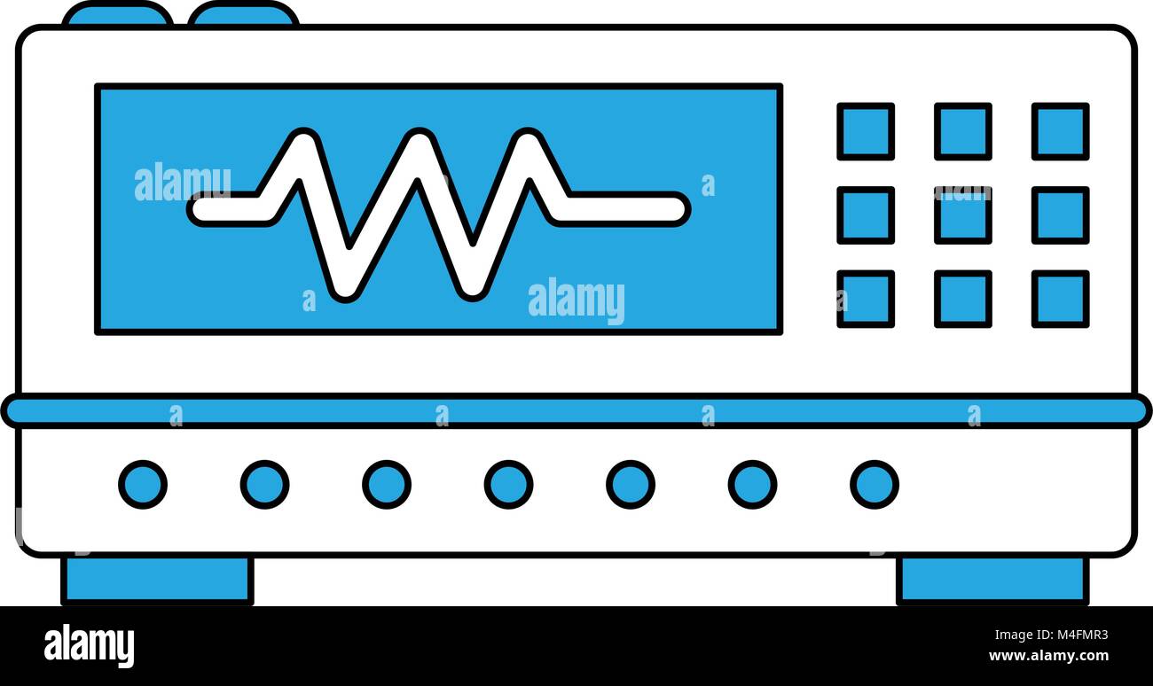 Heartbeat medical machine Stock Vector Image & Art - Alamy