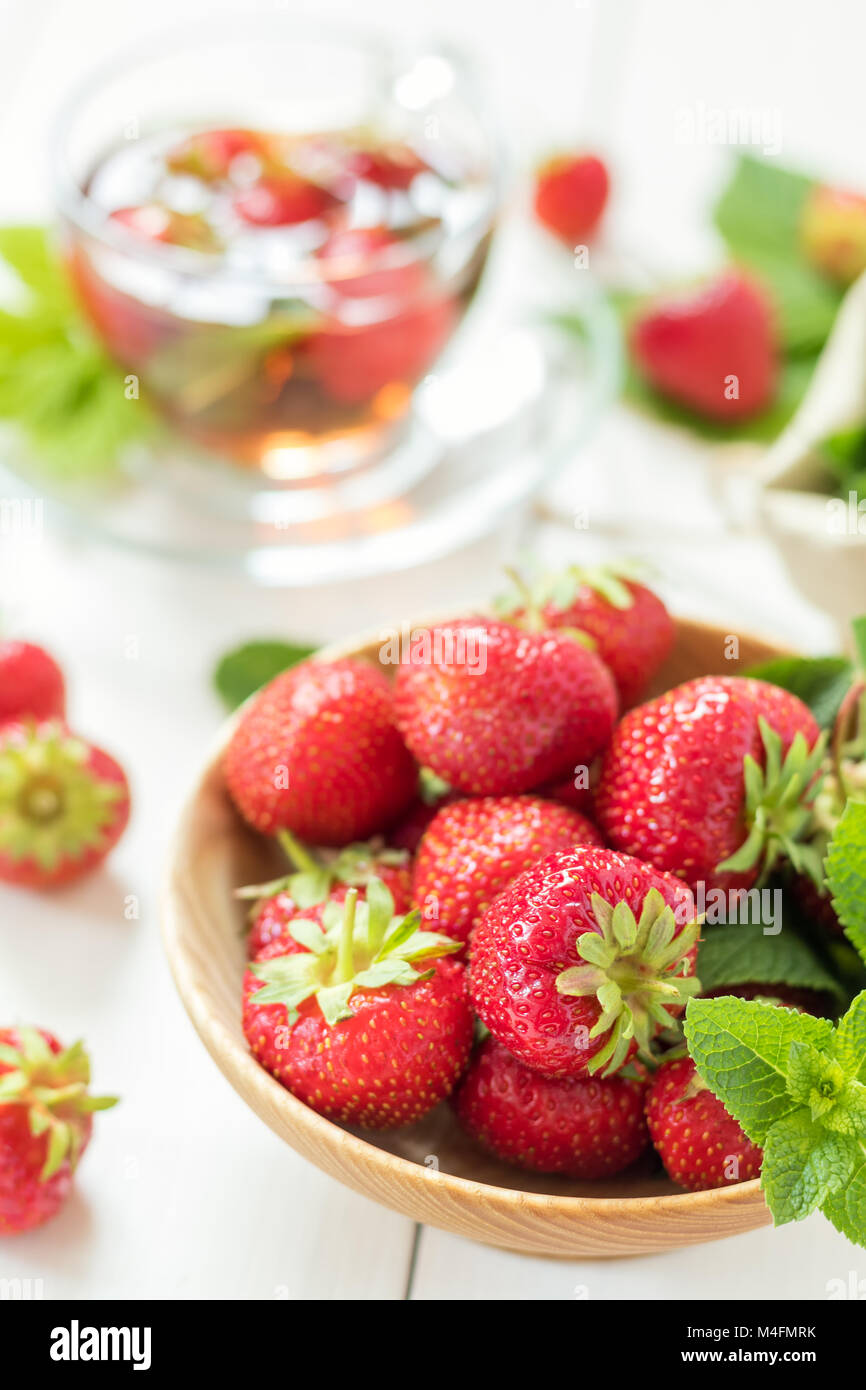 Strawberry tea hi-res stock photography and images - Alamy
