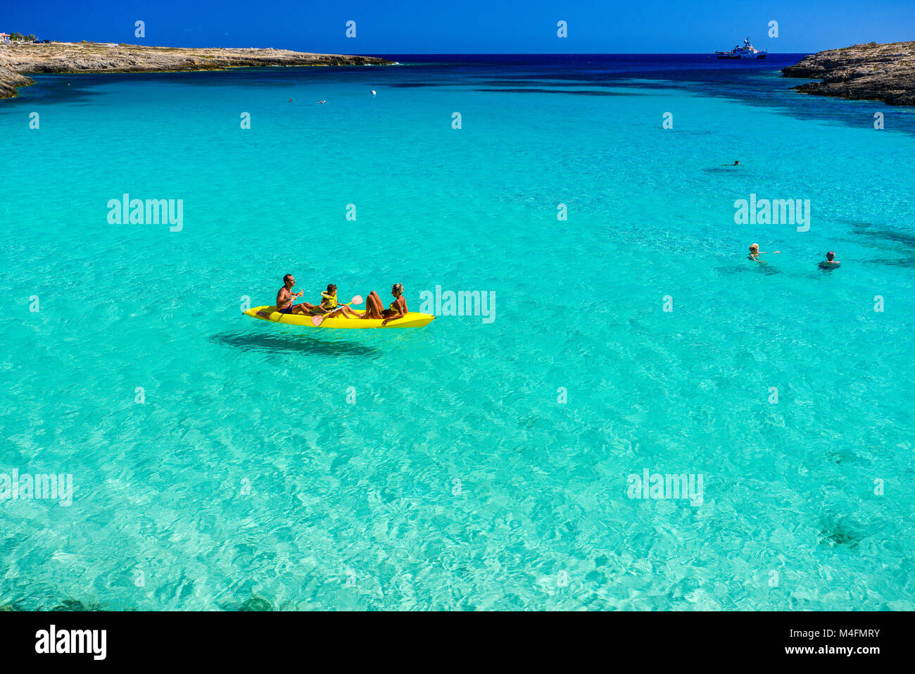 Italy, Sicily, Lampedusa Island, Cala Croce bay Stock Photo - Alamy