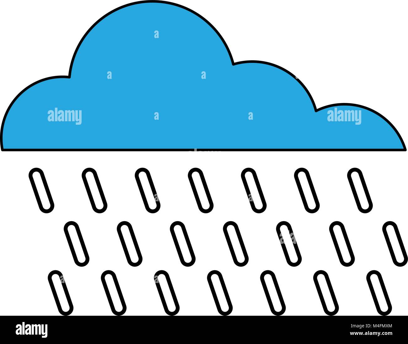 Rainy weather symbol Stock Vector Image & Art - Alamy
