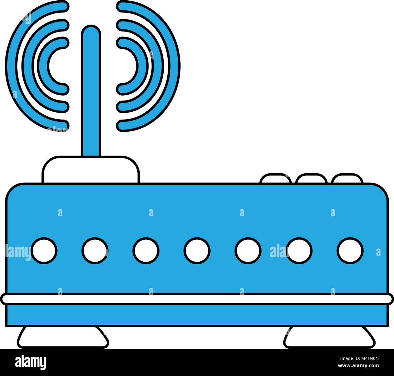 Wifi Symbol Blue High Resolution Stock Photography and Images - Alamy