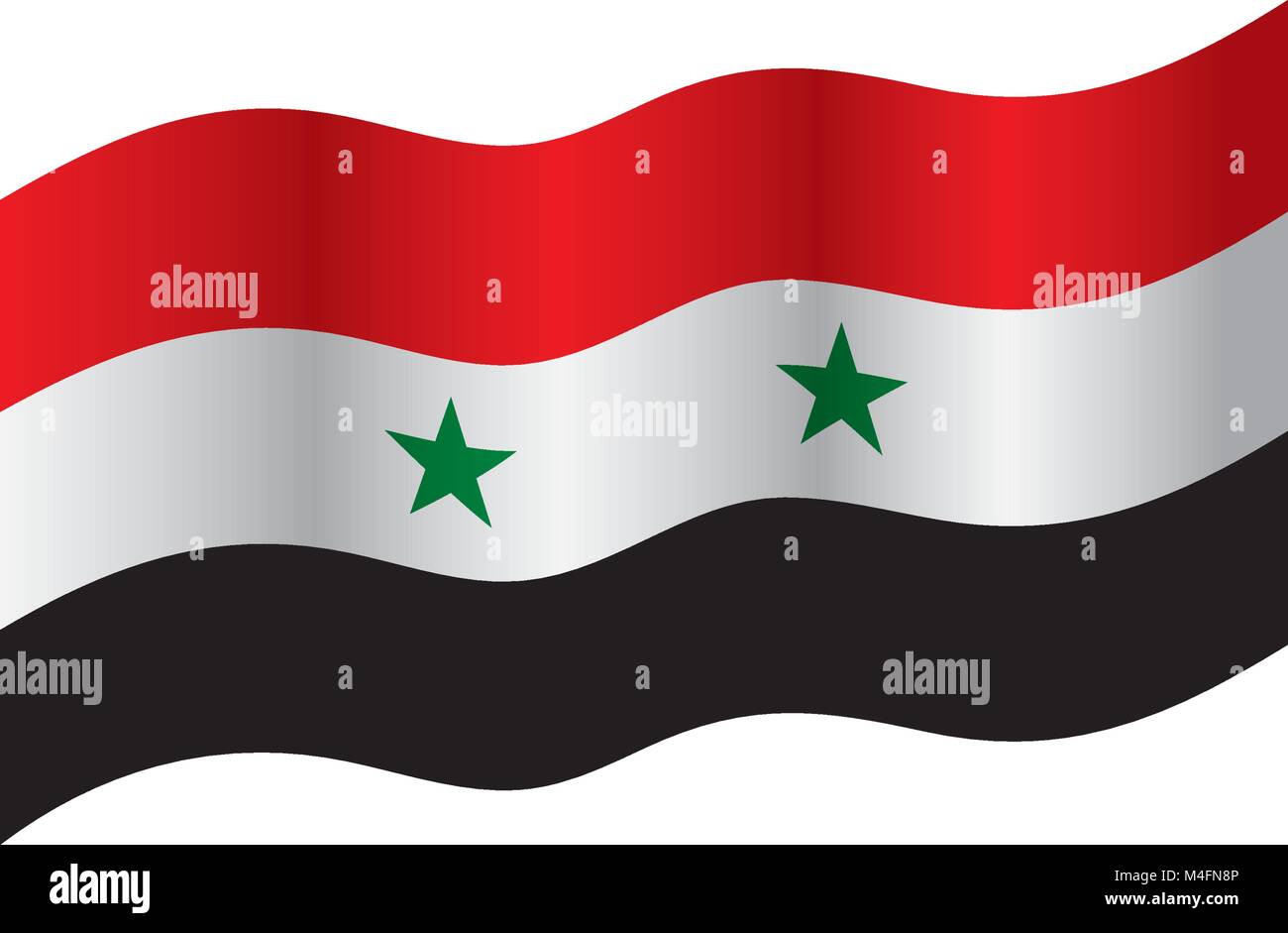 Syria flag, vector illustration Stock Vector Image & Art - Alamy