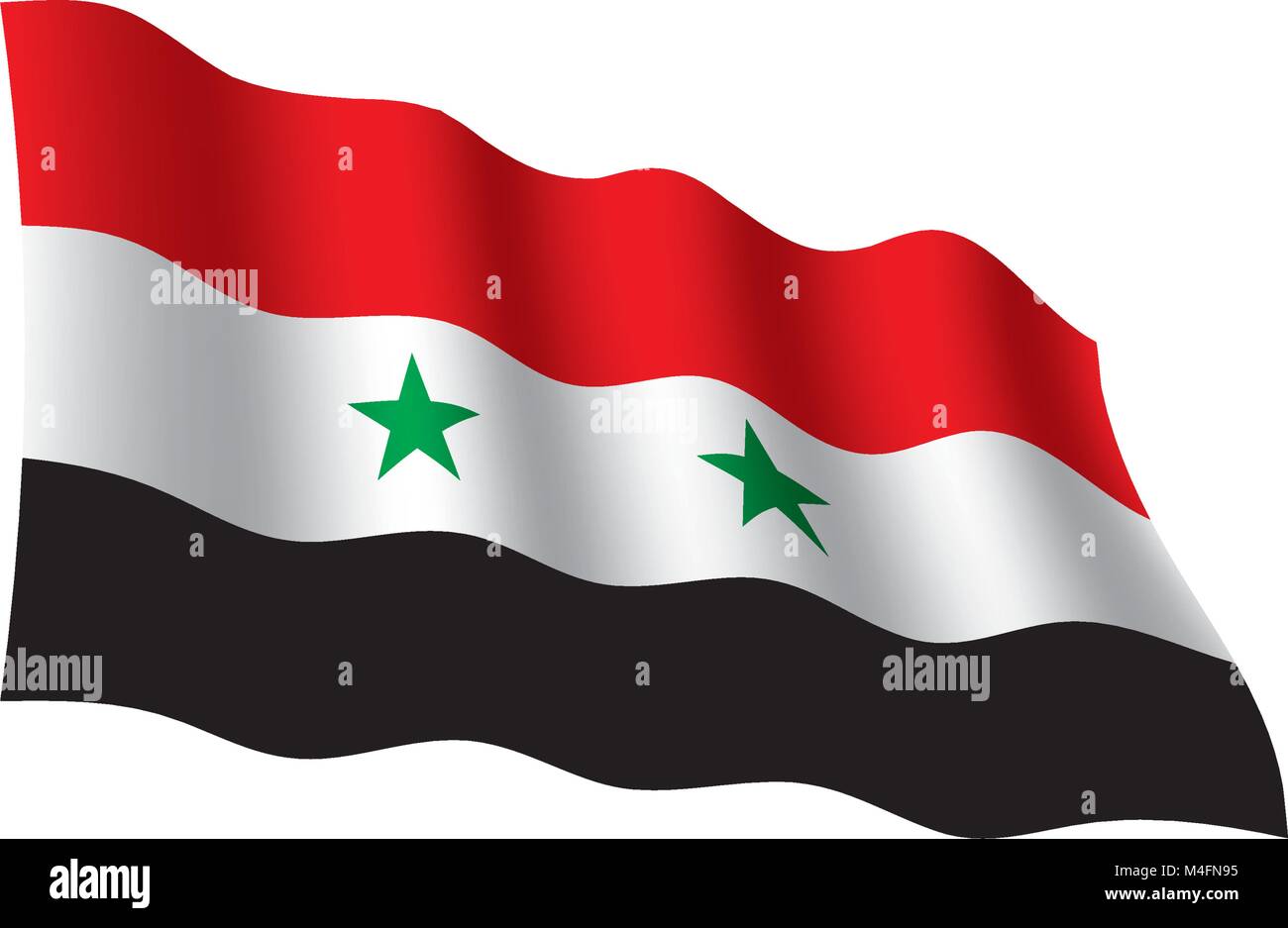 Syria flag, vector illustration Stock Vector Image & Art - Alamy