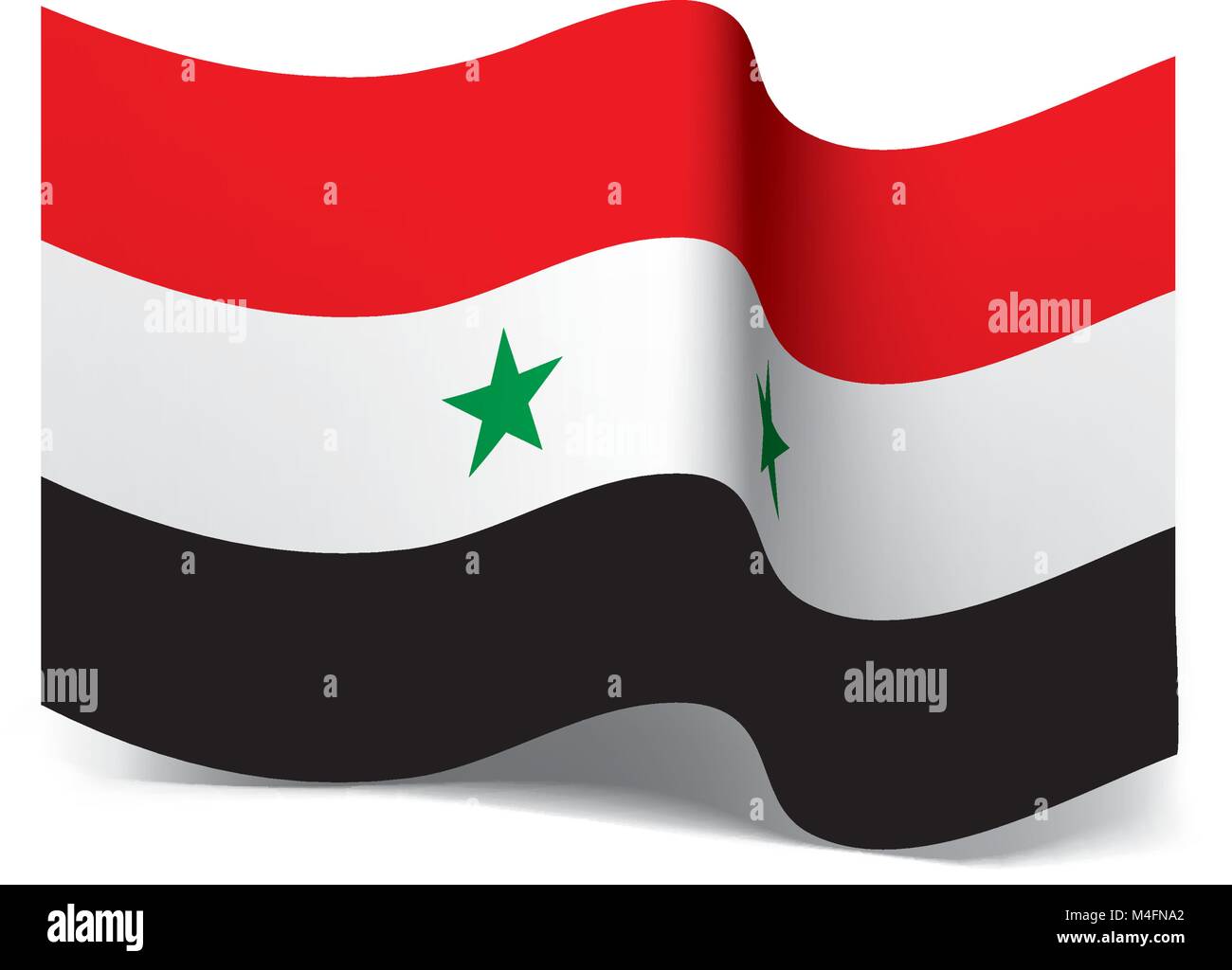Syria flag, vector illustration Stock Vector Image & Art - Alamy