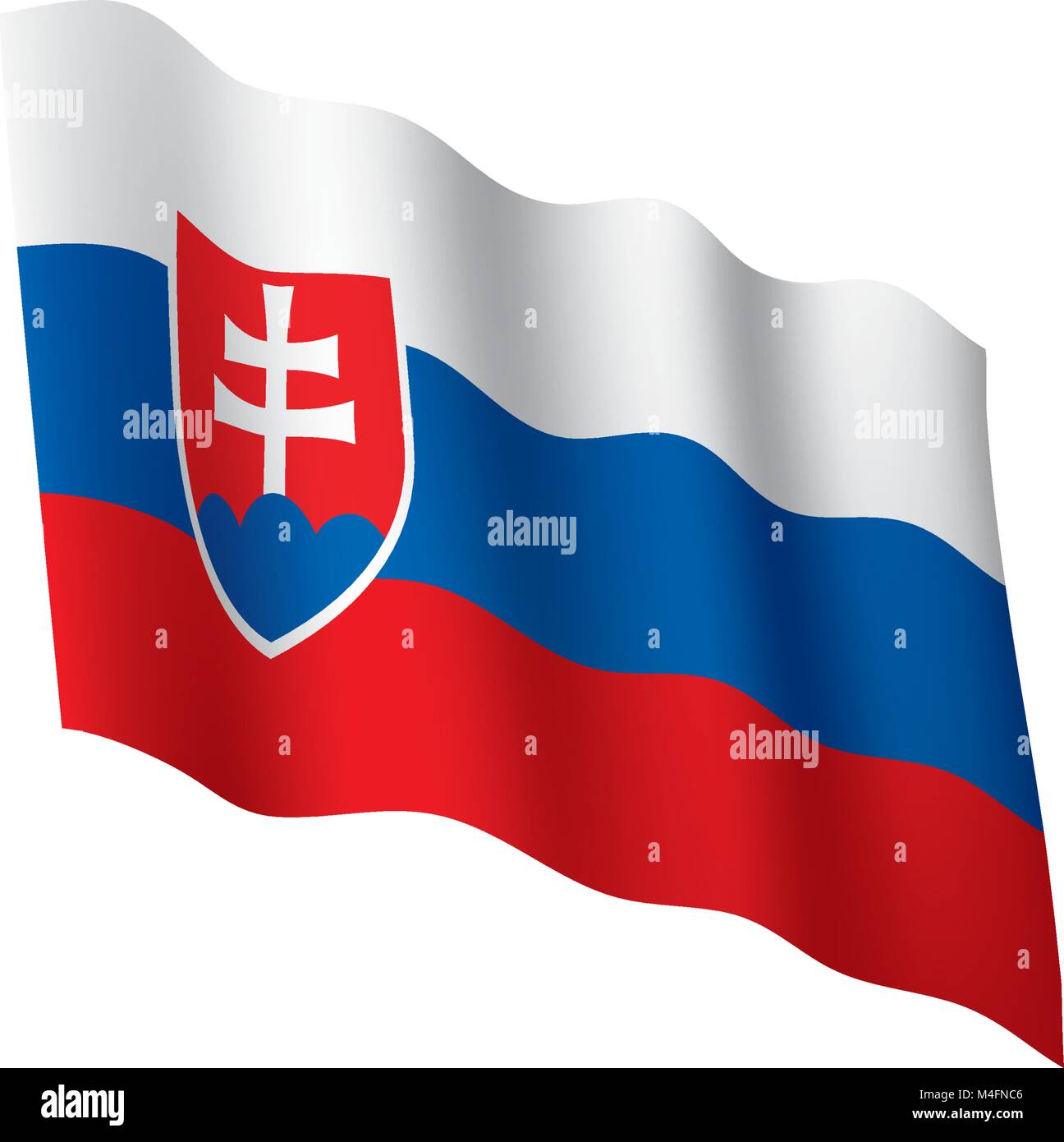 Slovakia flag, vector illustration Stock Vector Image & Art - Alamy