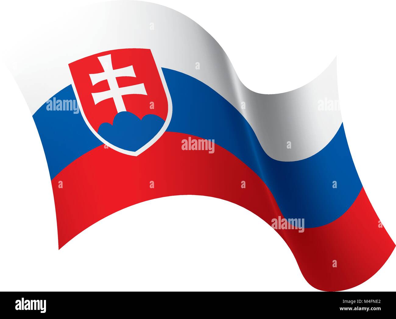 Slovakia flag, vector illustration Stock Vector Image & Art - Alamy