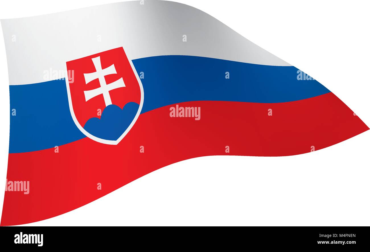 Slovakia flag, vector illustration Stock Vector Image & Art - Alamy