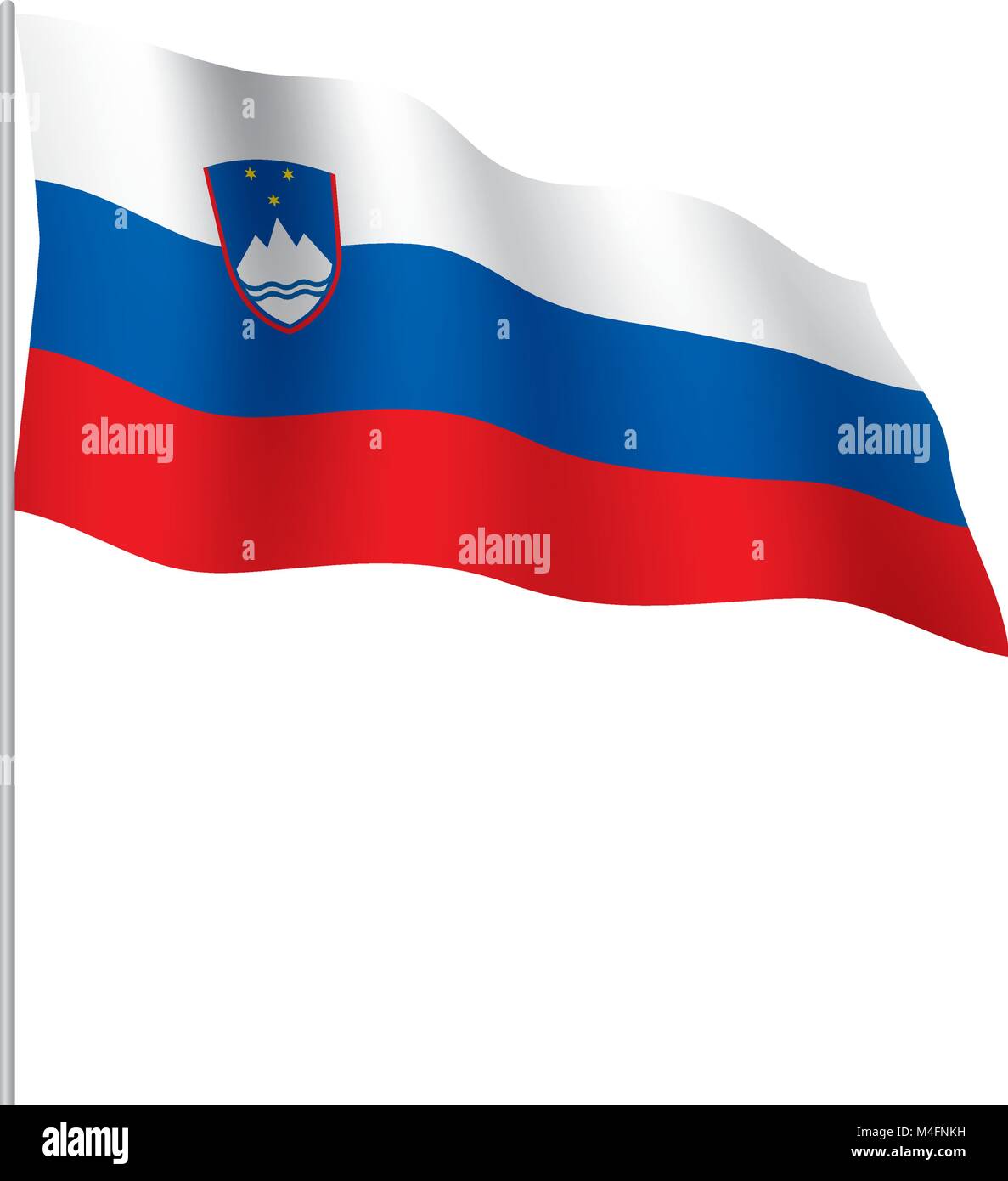 Slovenia flag, vector illustration Stock Vector Image & Art - Alamy