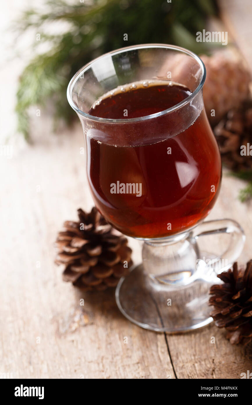 Warming spicy winter tea Stock Photo - Alamy