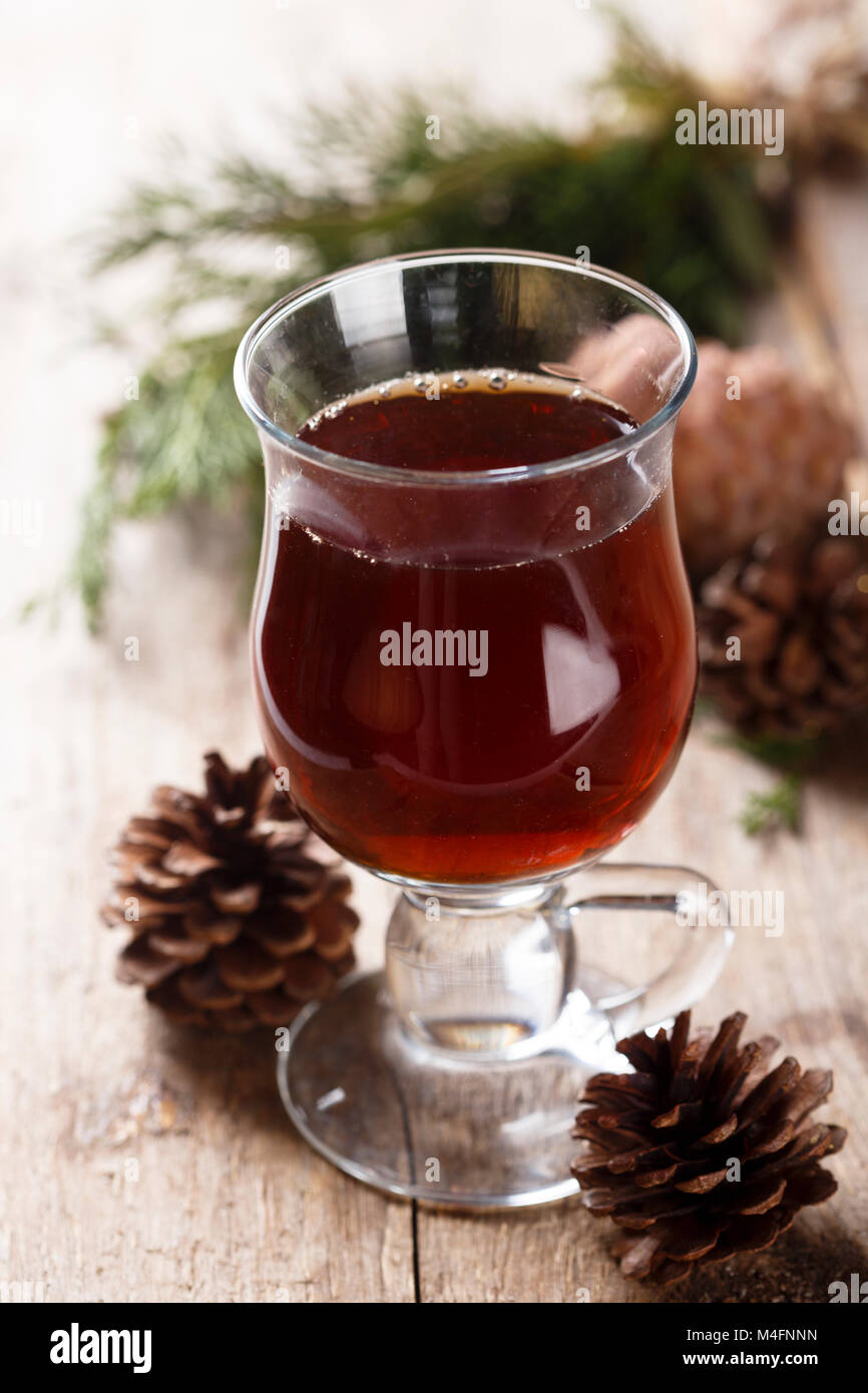 Warming spicy winter tea Stock Photo - Alamy