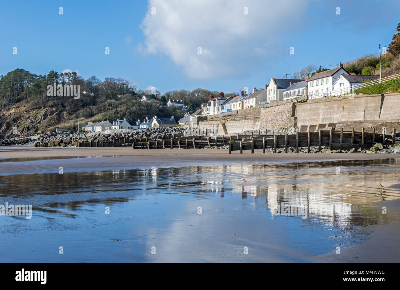 Amroth reflected hi-res stock photography and images - Alamy