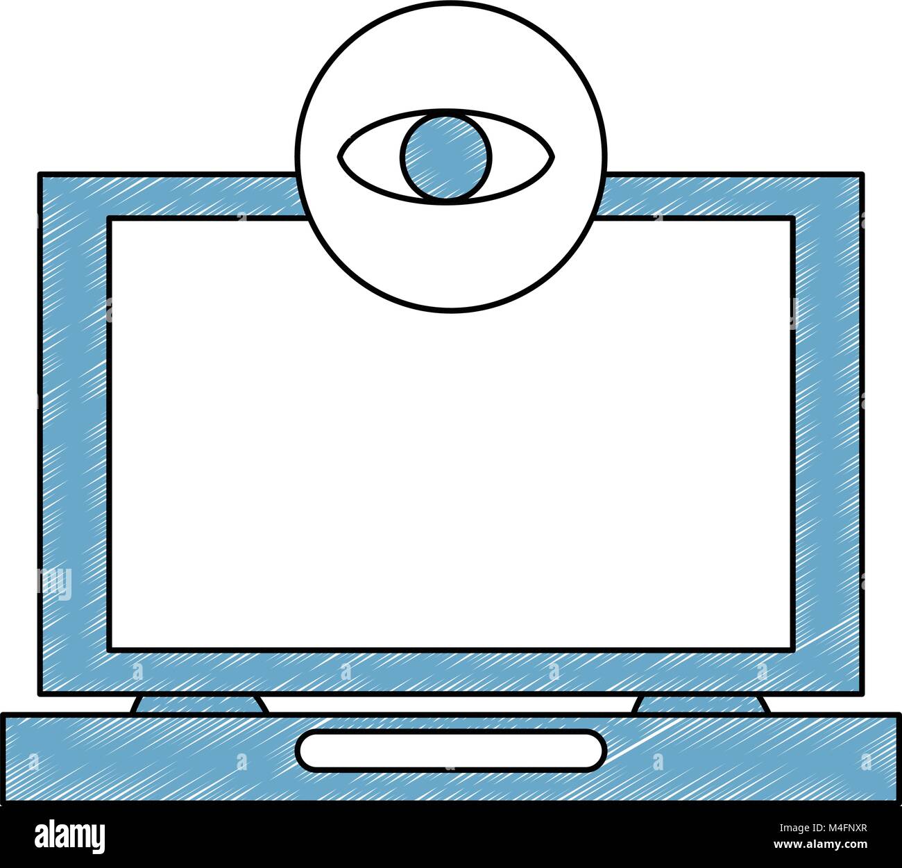 Laptop biometric recognition Stock Vector Image & Art - Alamy