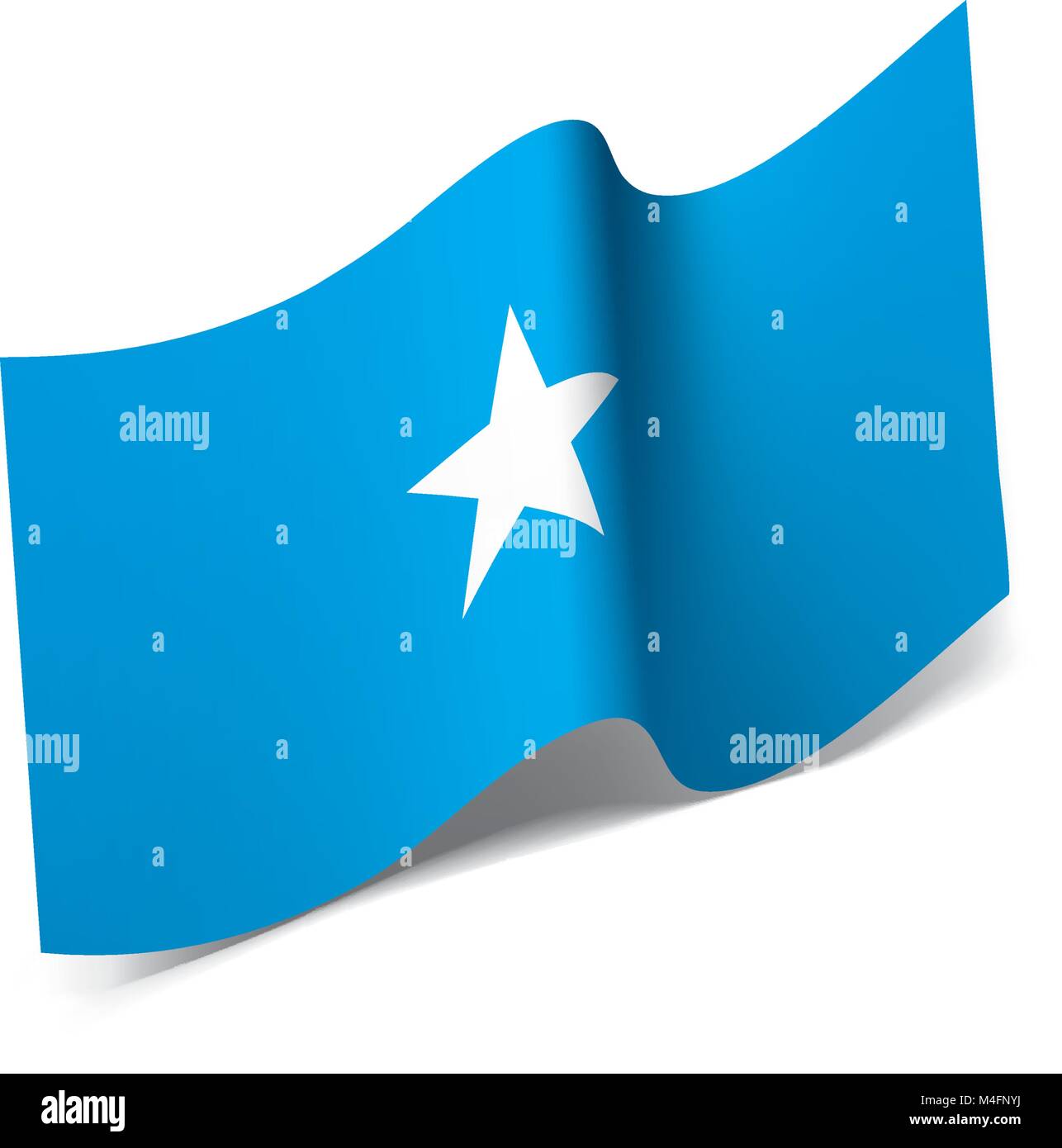 Somalia flag, vector illustration Stock Vector Image & Art - Alamy