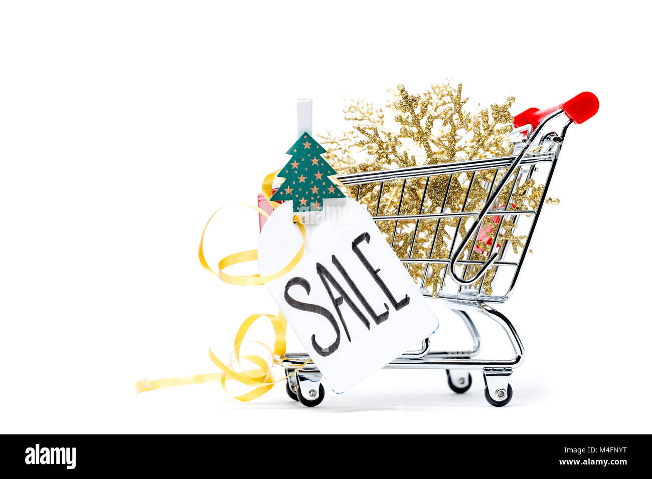 Empty grocery shopping cart christmas hi-res stock photography and ...