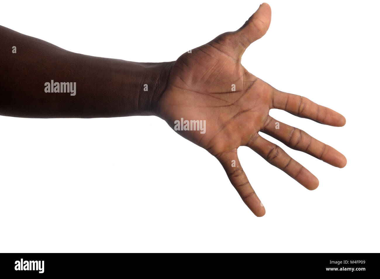 Open hands african american giving hi-res stock photography and images ...