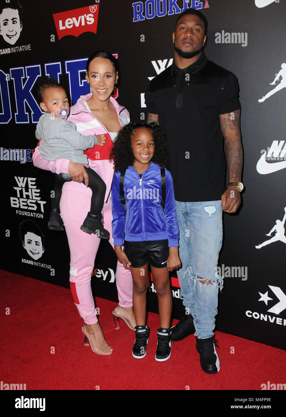 Los Angeles, California - Dashon Goldson, Ashley Goldson. Rookie, USA ...