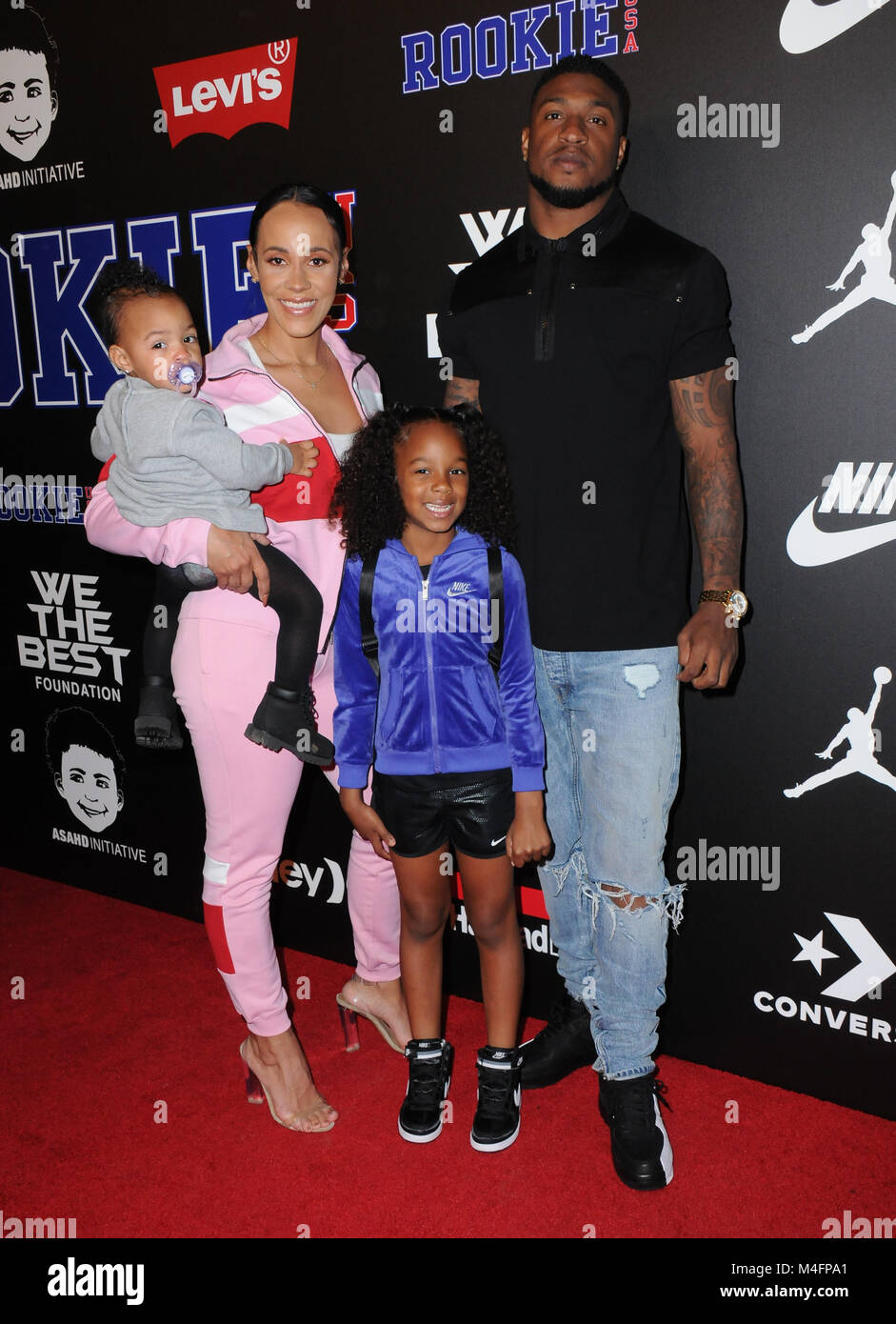Los Angeles, California - Dashon Goldson, Ashley Goldson. Rookie, USA ...