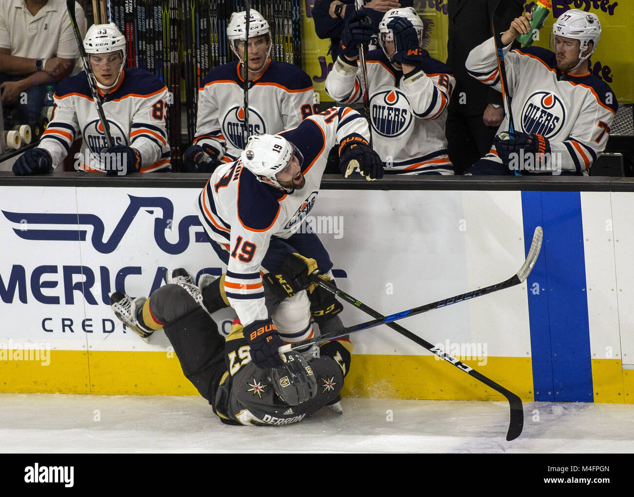 January 31, 2018 - Las Vegas, Nevada, U.S - Edmonton Oilers left wing ...