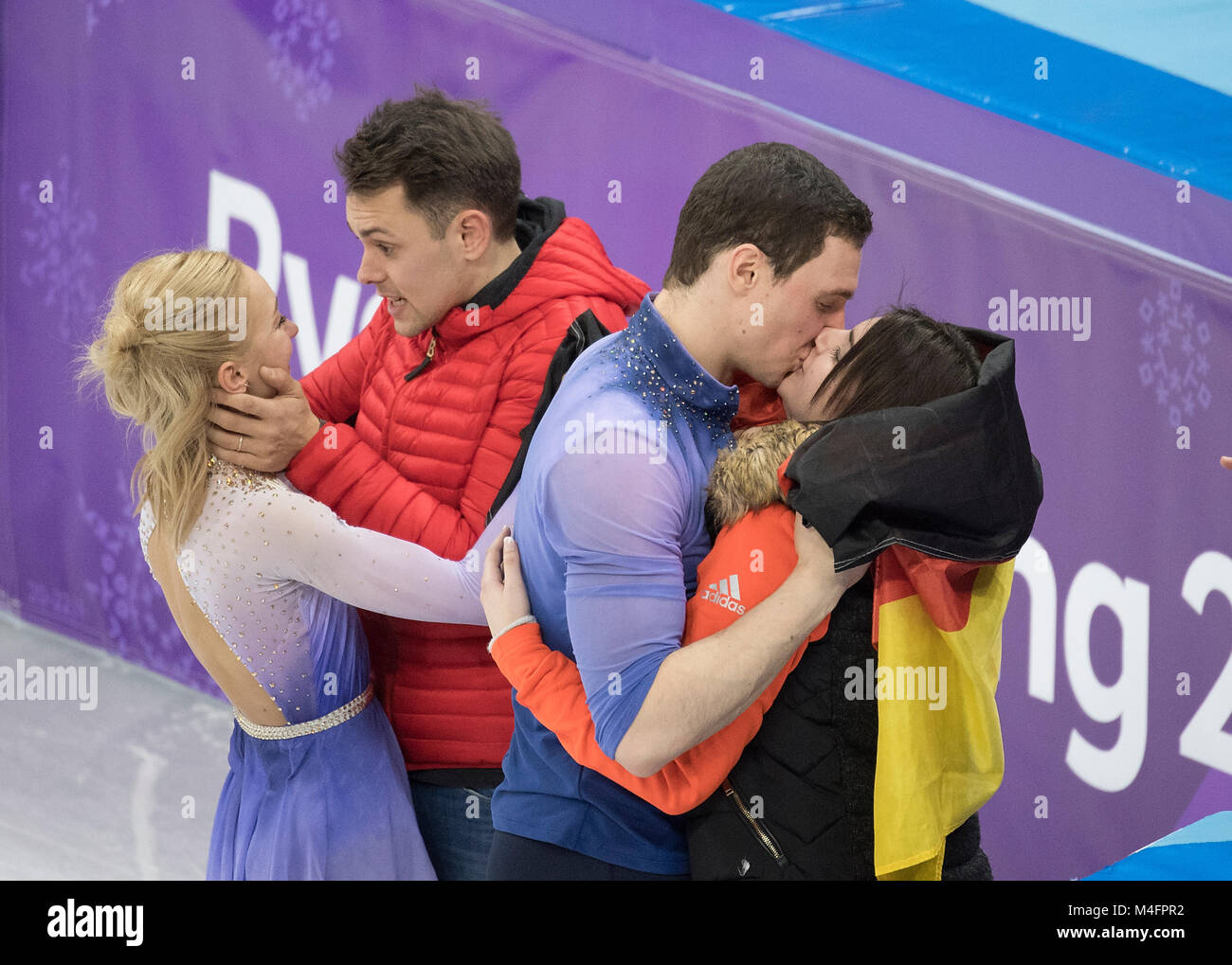 Aljona SAVCHENKO, Germany, 1.Platz, with Ihrem Mann Liam CROSS, und ...