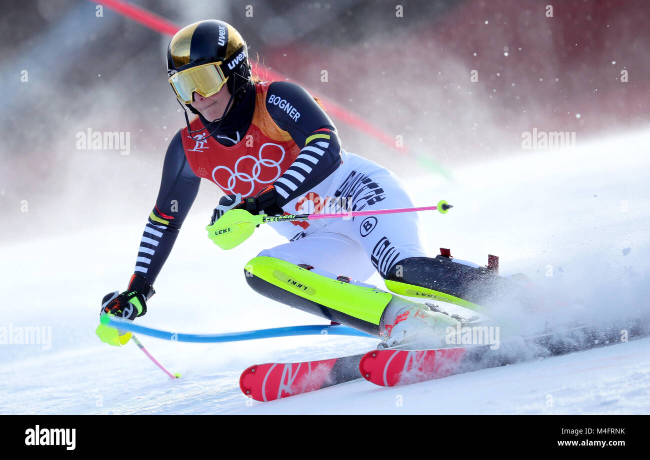 Yongpyong, South Korea. 16th Feb, 2018. Christina Geiger of Germany in ...