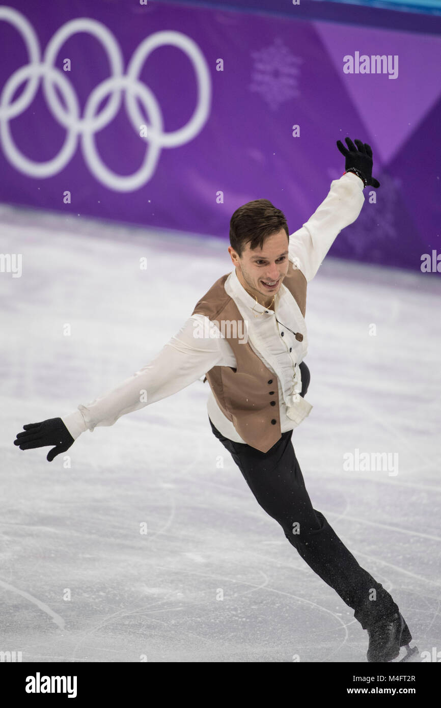 Pyeongchang, South Korea. 16th Feb, 2018. Alexei BYCHENKO (ISR), Figure ...