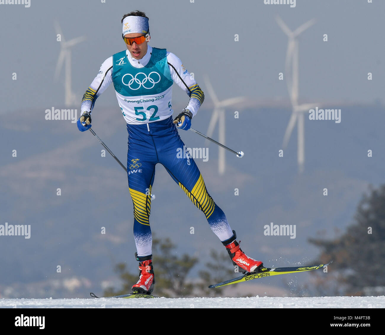 Pyeongchang, South Korea. 16th Feb, 2018. Marcus Hellner from Sweden ...
