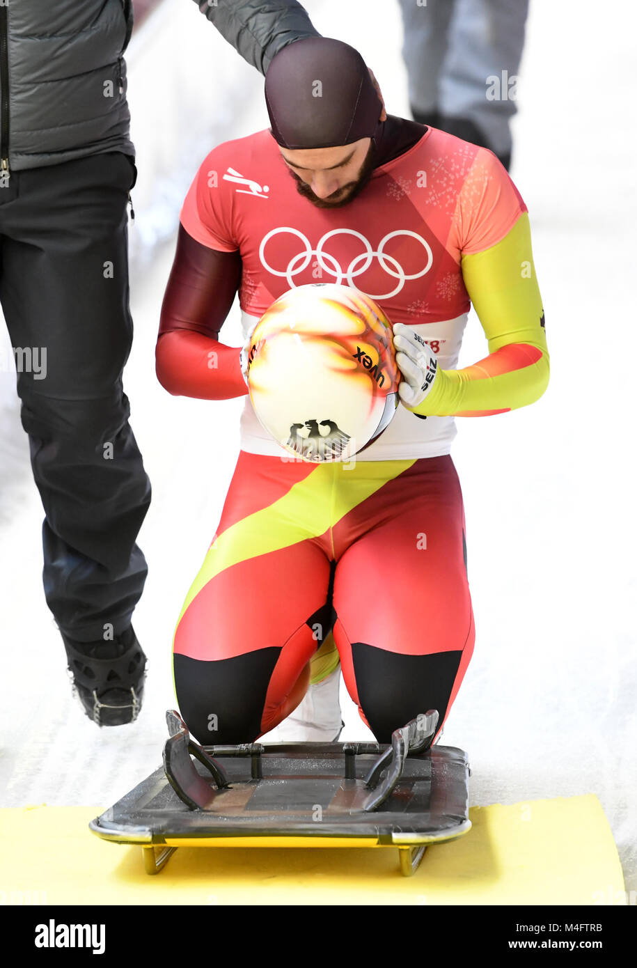 Pyeongchang, South Korea. 16th Feb, 2018. Axel Jungk from Germany at ...
