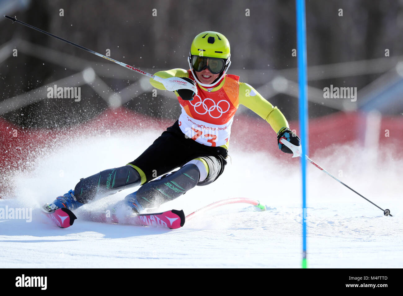 Yongpyong, South Korea. 16th Feb, 2018. Forough Abbasi of Iran in the ...