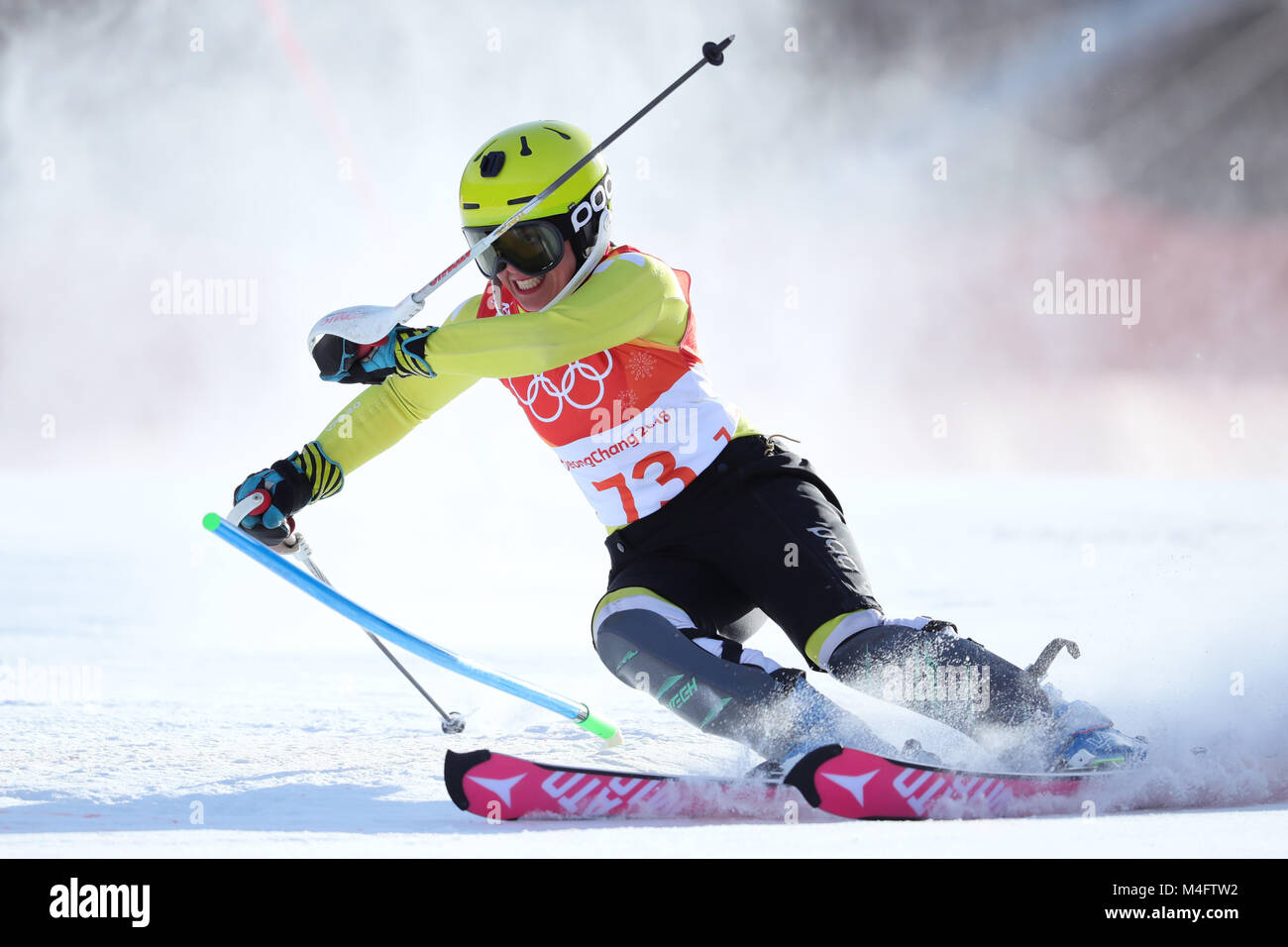 Yongpyong, South Korea. 16th Feb, 2018. Forough Abbasi of Iran in the ...