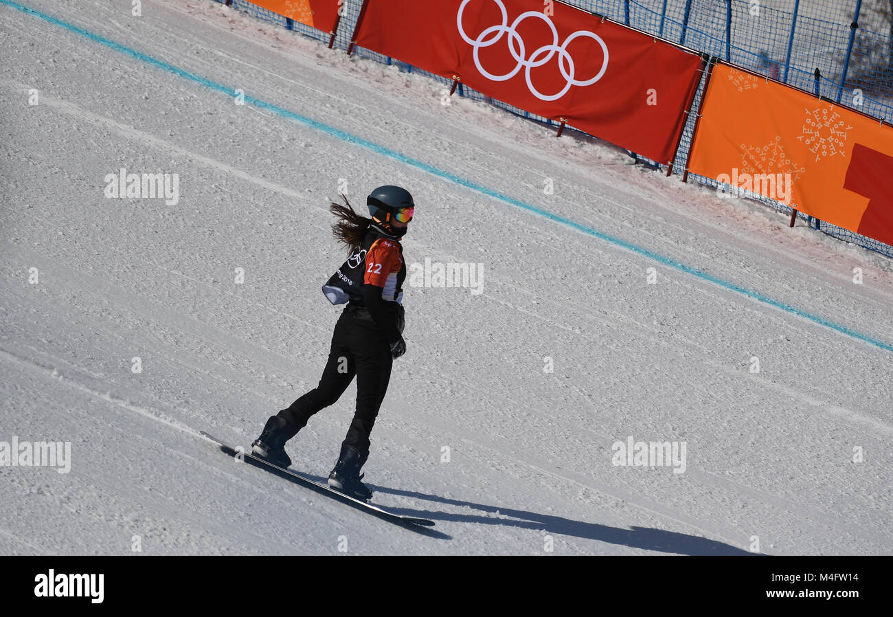 Pyeongchang, South Korea. 16th Feb, 2018. Jana Fischer from Germany ...