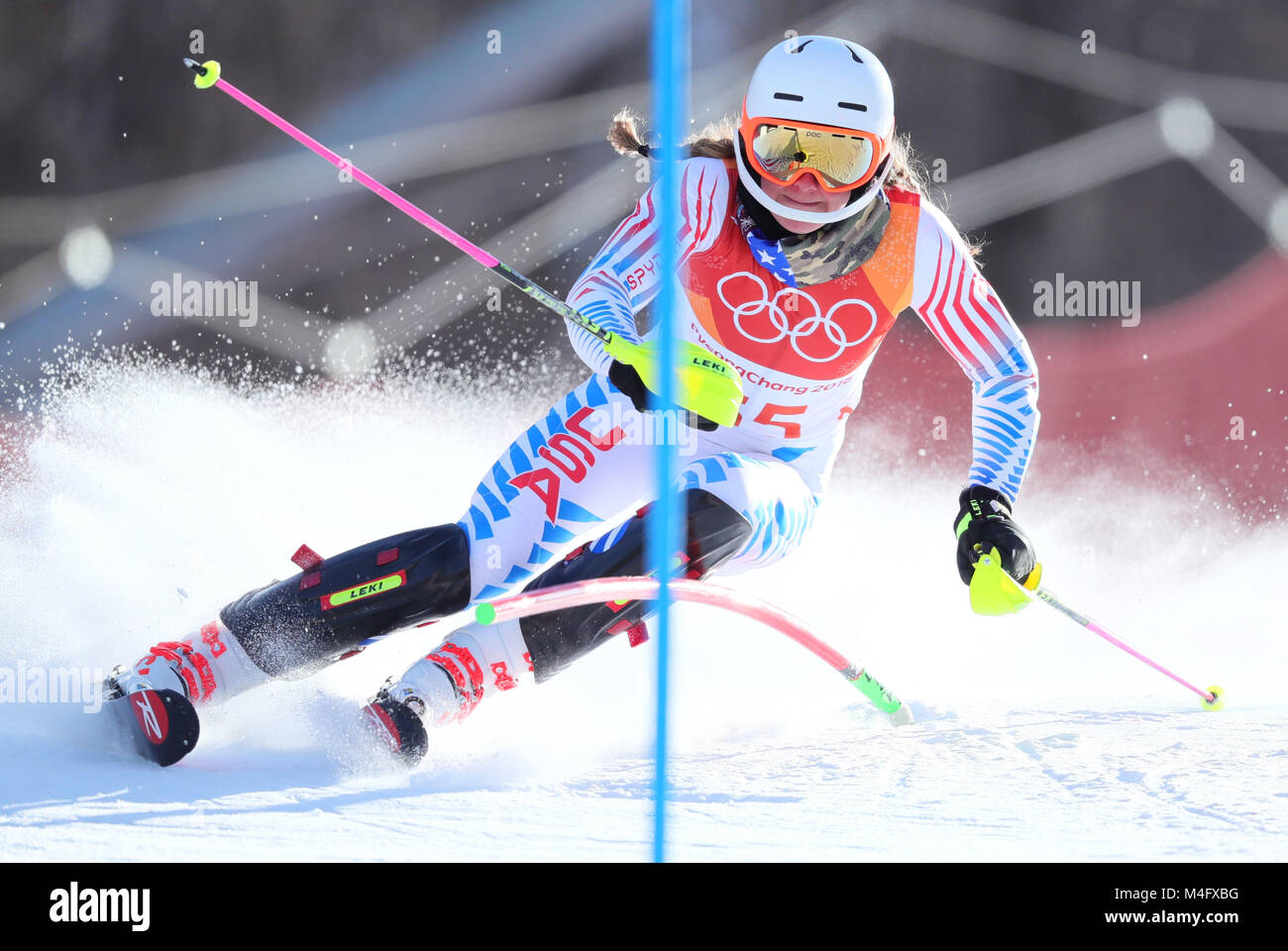 Yongpyong, South Korea. 16th Feb, 2018. Alice Merryweather of USA in ...