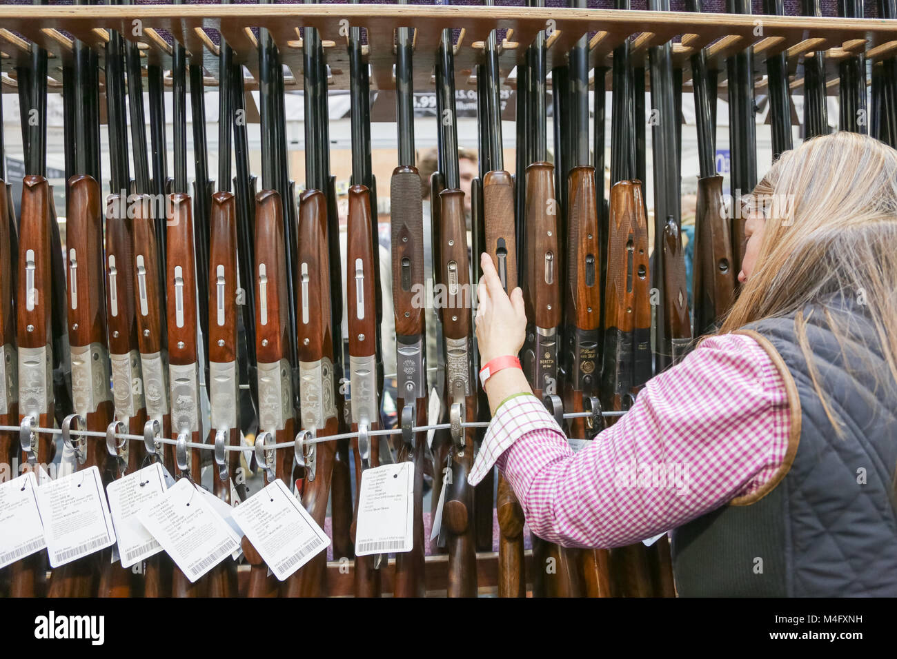 Firearms on show hi-res stock photography and images - Alamy