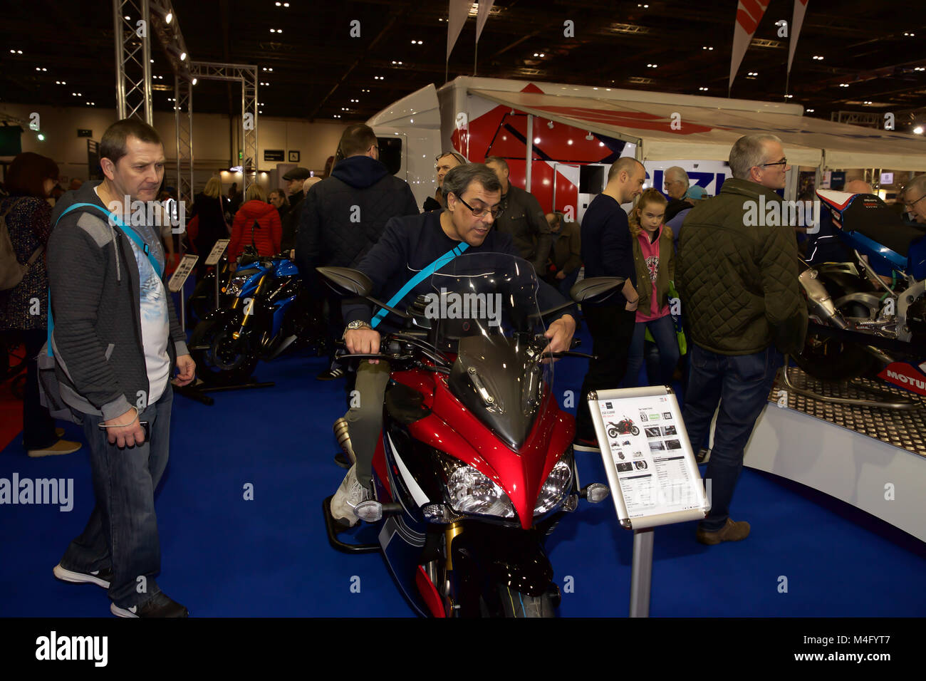 London, UK. 16th Feb, 2018. The Carole Nash MCN London Motorcycle Show ...