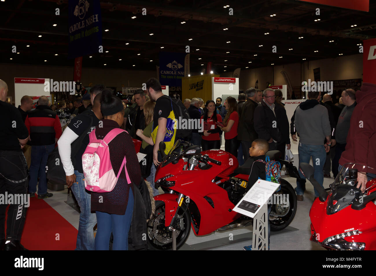 London, UK. 16th Feb, 2018. The Carole Nash MCN London Motorcycle Show ...