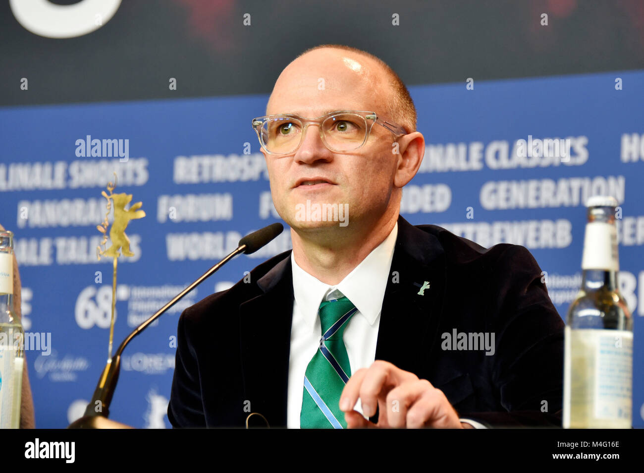 Berlin, Germany. February 16, 2018. David Zellner during the 'Damsel ...
