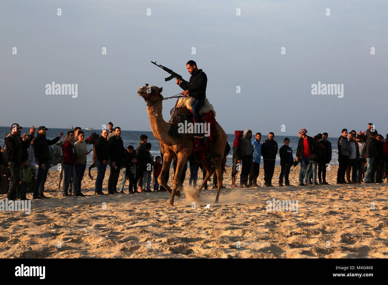 Gaza City, Gaza Strip, Palestinian Territory. 16th Feb, 2018. A ...