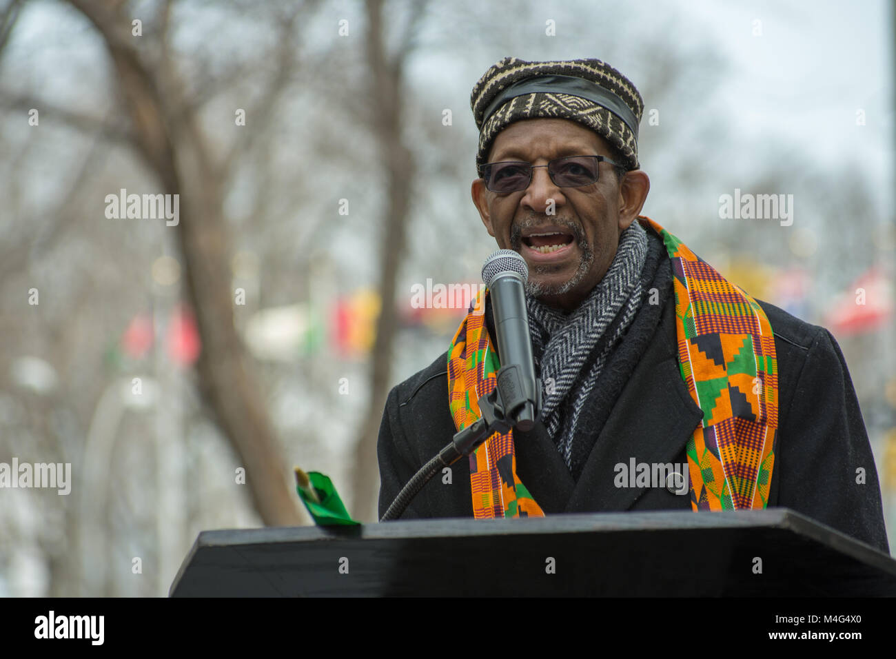New York, USA. 15th February, 2018. Dr. Ron Daniels, African-American ...