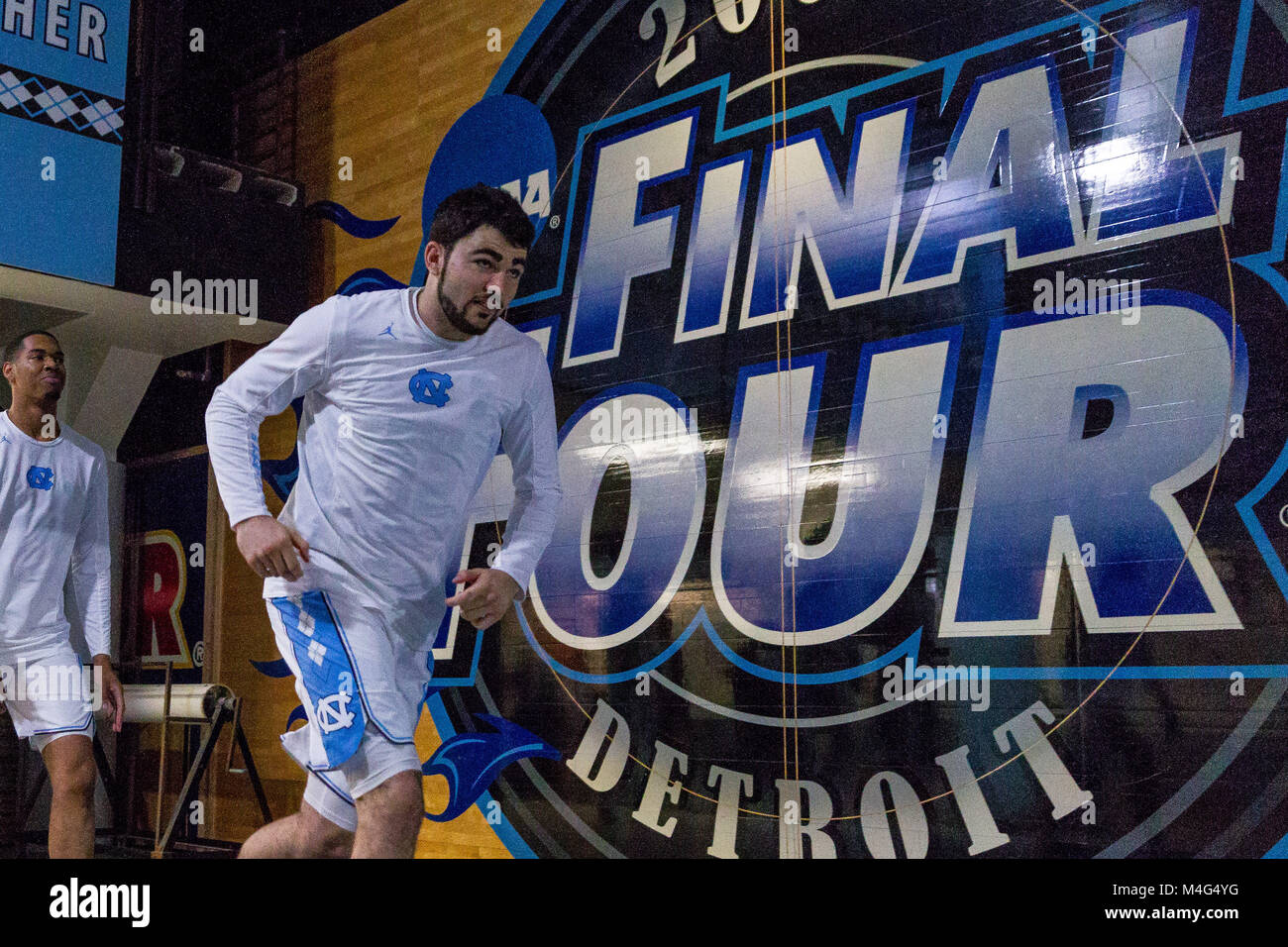 February 12, 2018: North Carolina Tar Heels forward Luke Maye (32 ...