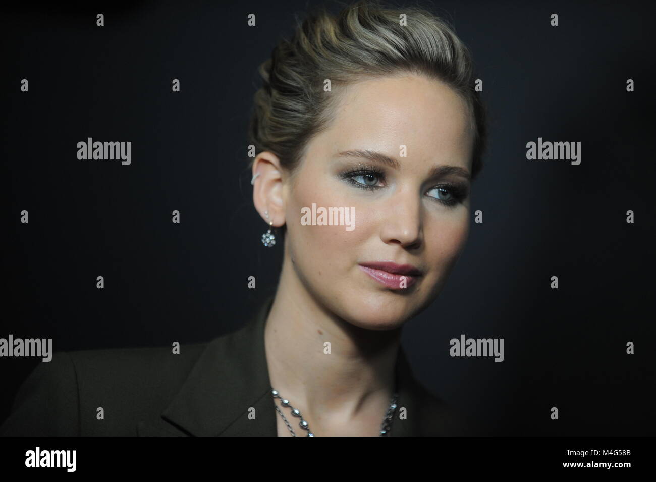 WASHINGTON, DC - FEBRUARY 15: Jennifer Lawrence arrives to a special ...