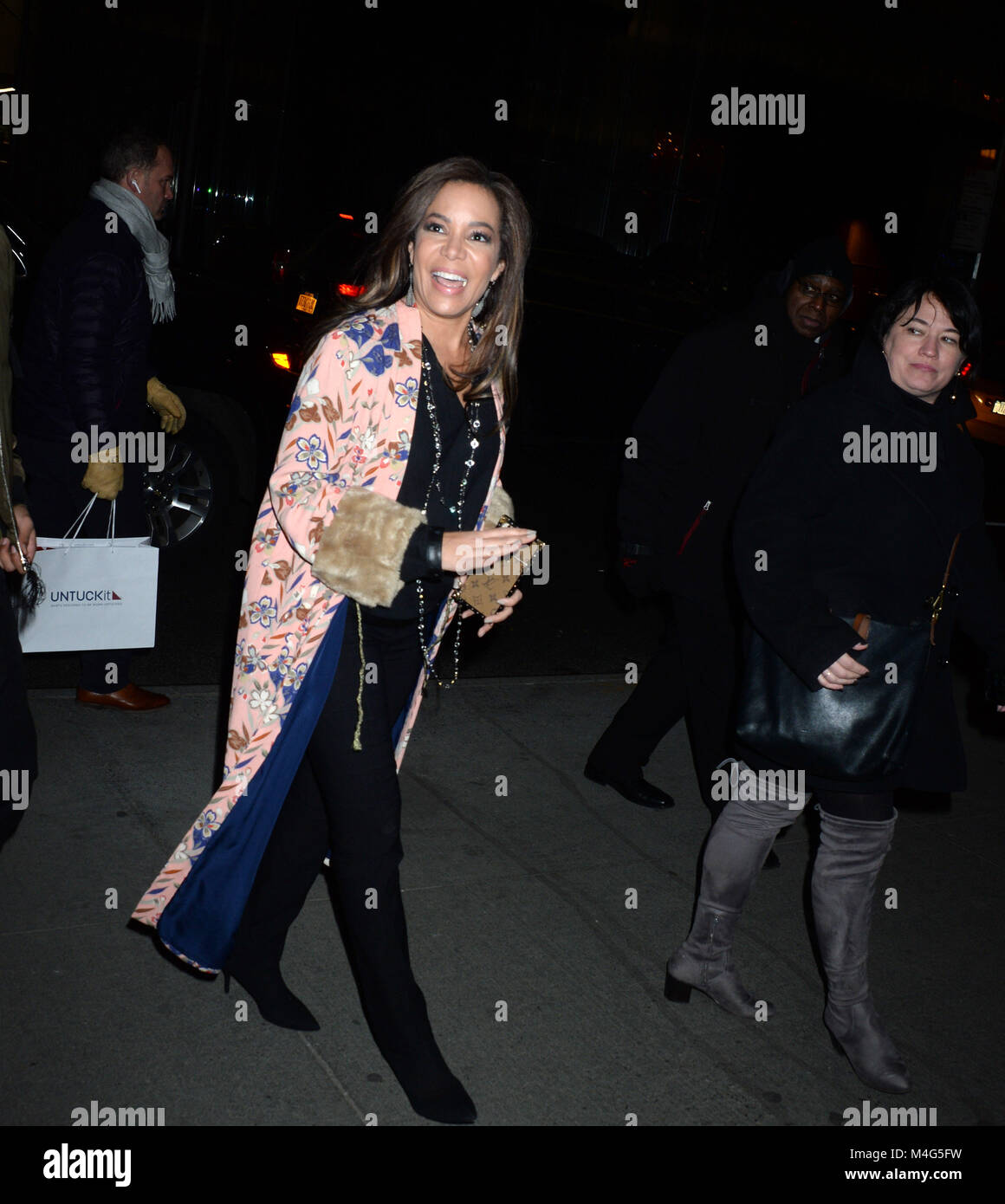 NEW YORK, NY - FEBRUARY 13: Sunny Hostin attend the screening of Marvel ...